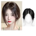 Women's High-Temperature Fiber Wig Bangs - Center-Parted Side Swept for ...