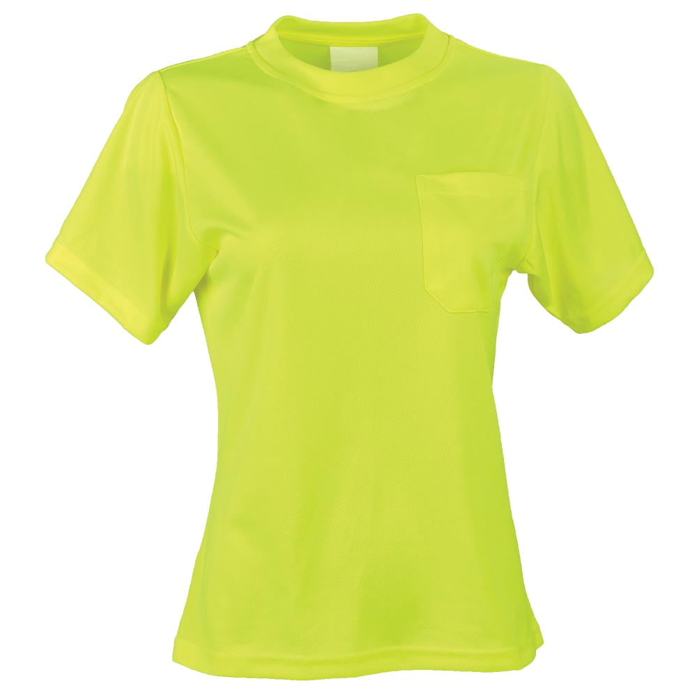 Women's High Visibility Short-Sleeve T-Shirt with Pocket, Non-Certified ...