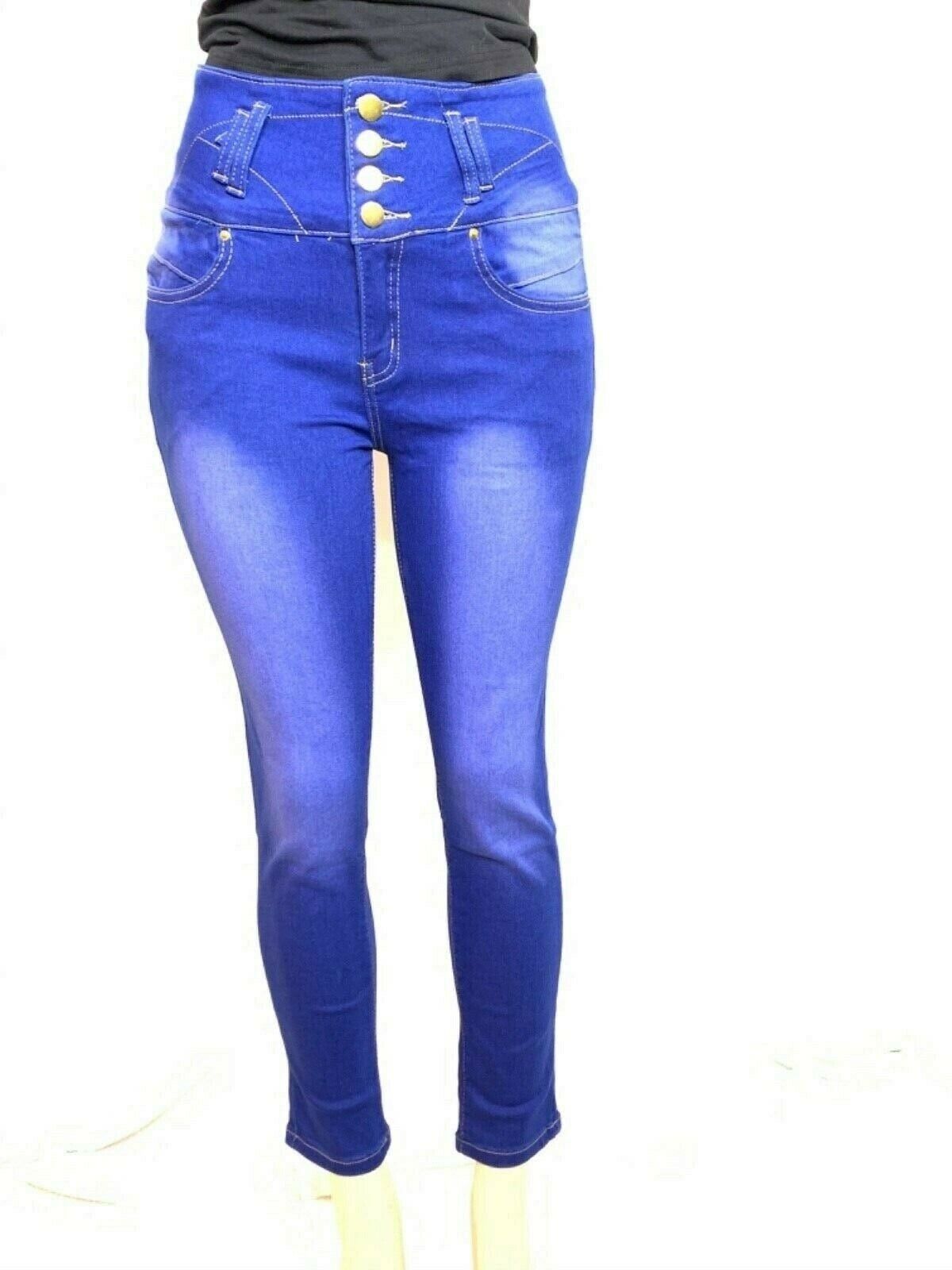 Women's High Waist Butt Lift Skinny Leg Stretchy Levanta Nalgas Jeans ...