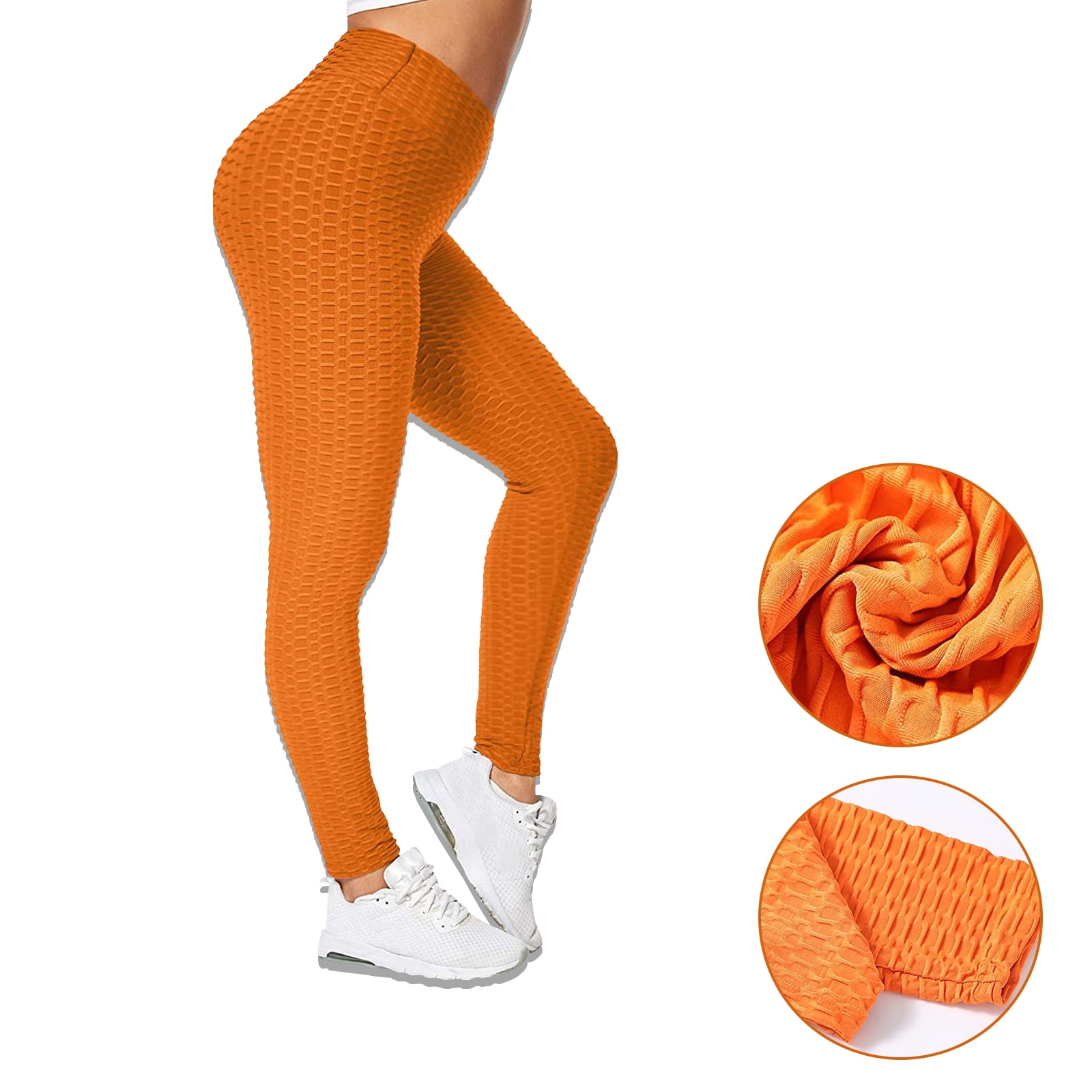 Womens High Waist Scrunch Booty Yoga Pants Tummy Control Gym Workout Butt Lift Leggings Anit