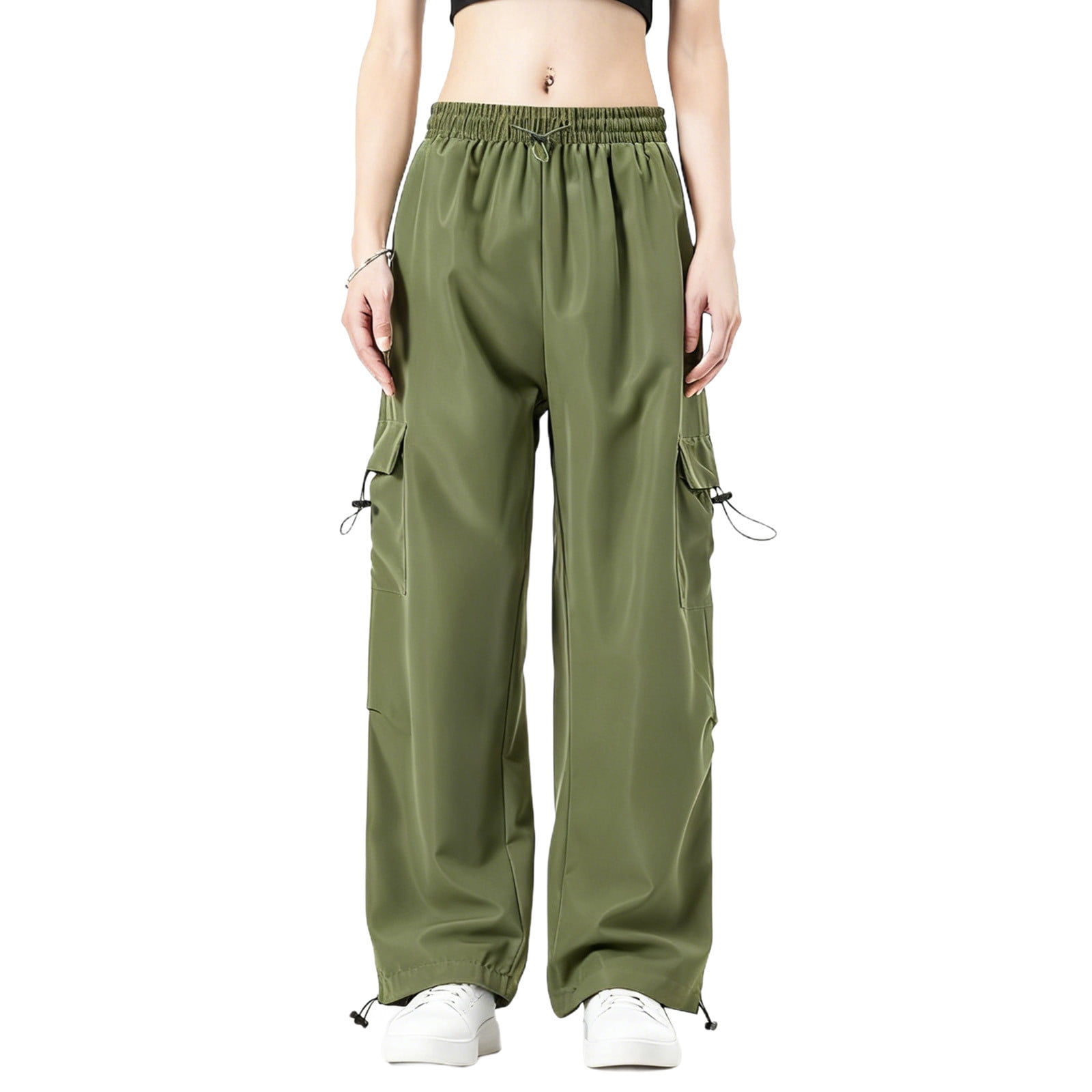 Women's High Waisted Leggings Tummy Control Long Pants Slim-Fit ...