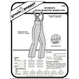 Women's High-Waisted Warm-Ups #103 Sewing Pattern (Pattern Only ...