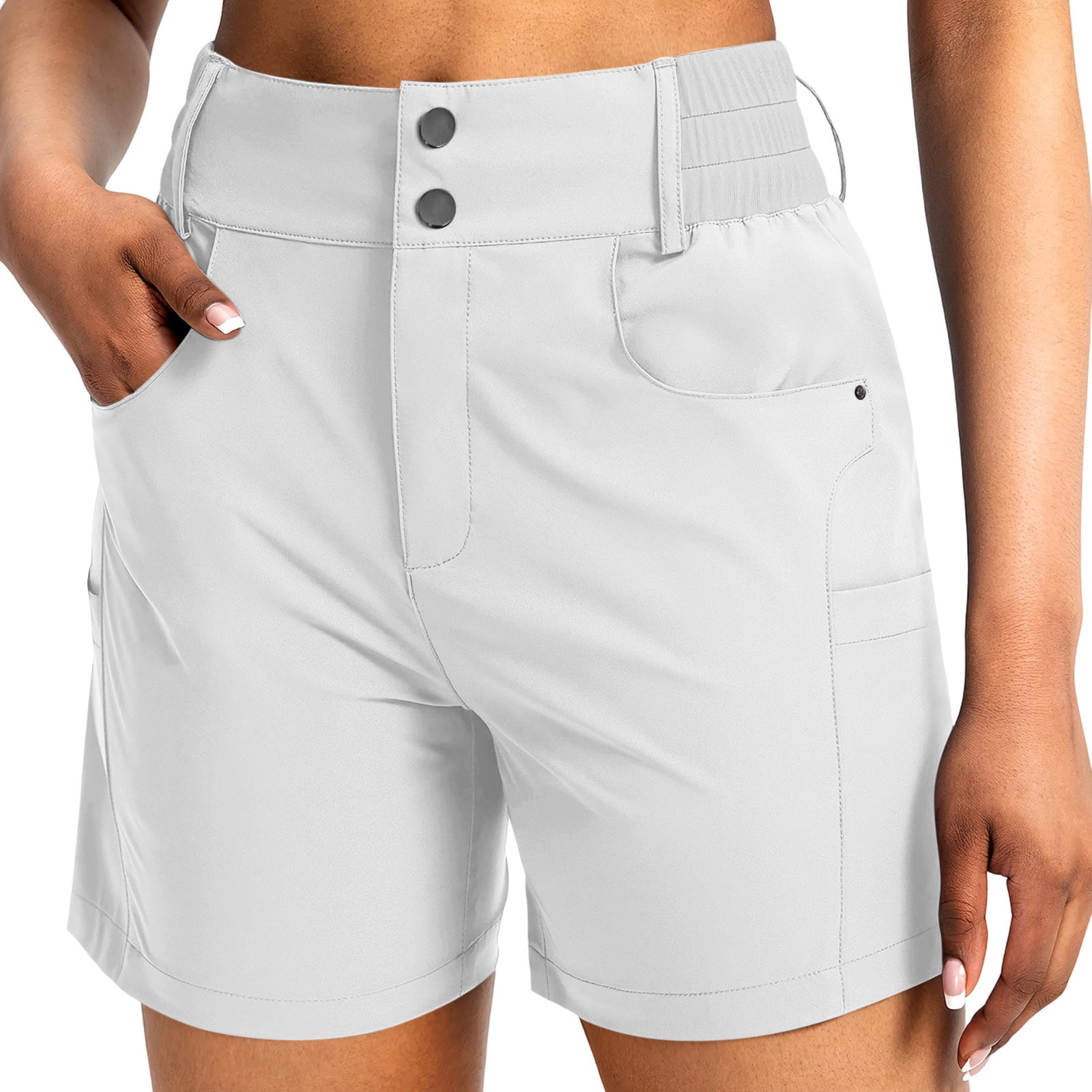 Women's Hiking Cargo Shorts Quick Dry with Pockets Work Golf Short ...
