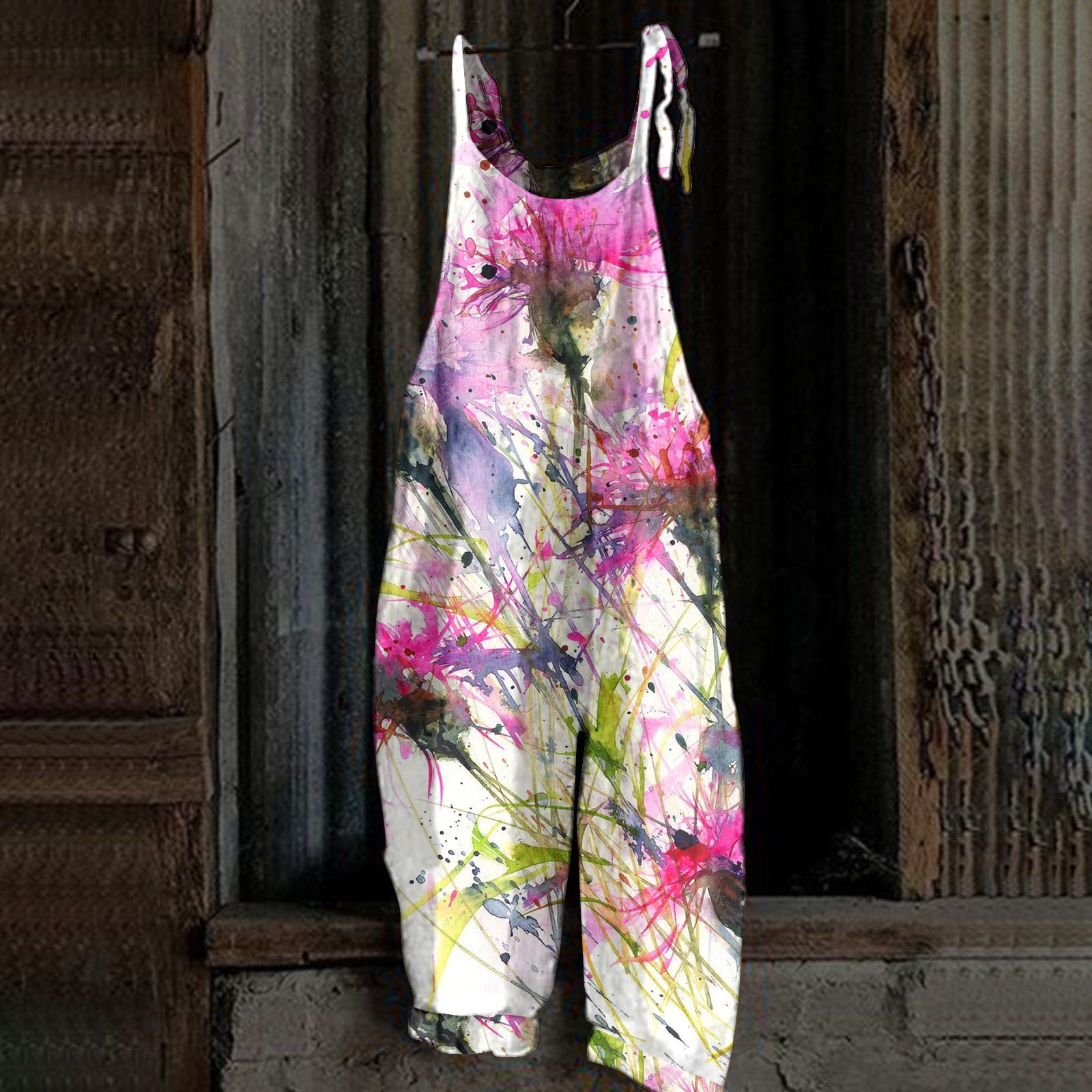 Women's Hippie Overalls,Boho Overalls for Women Elegant 2023 Loose Fit ...