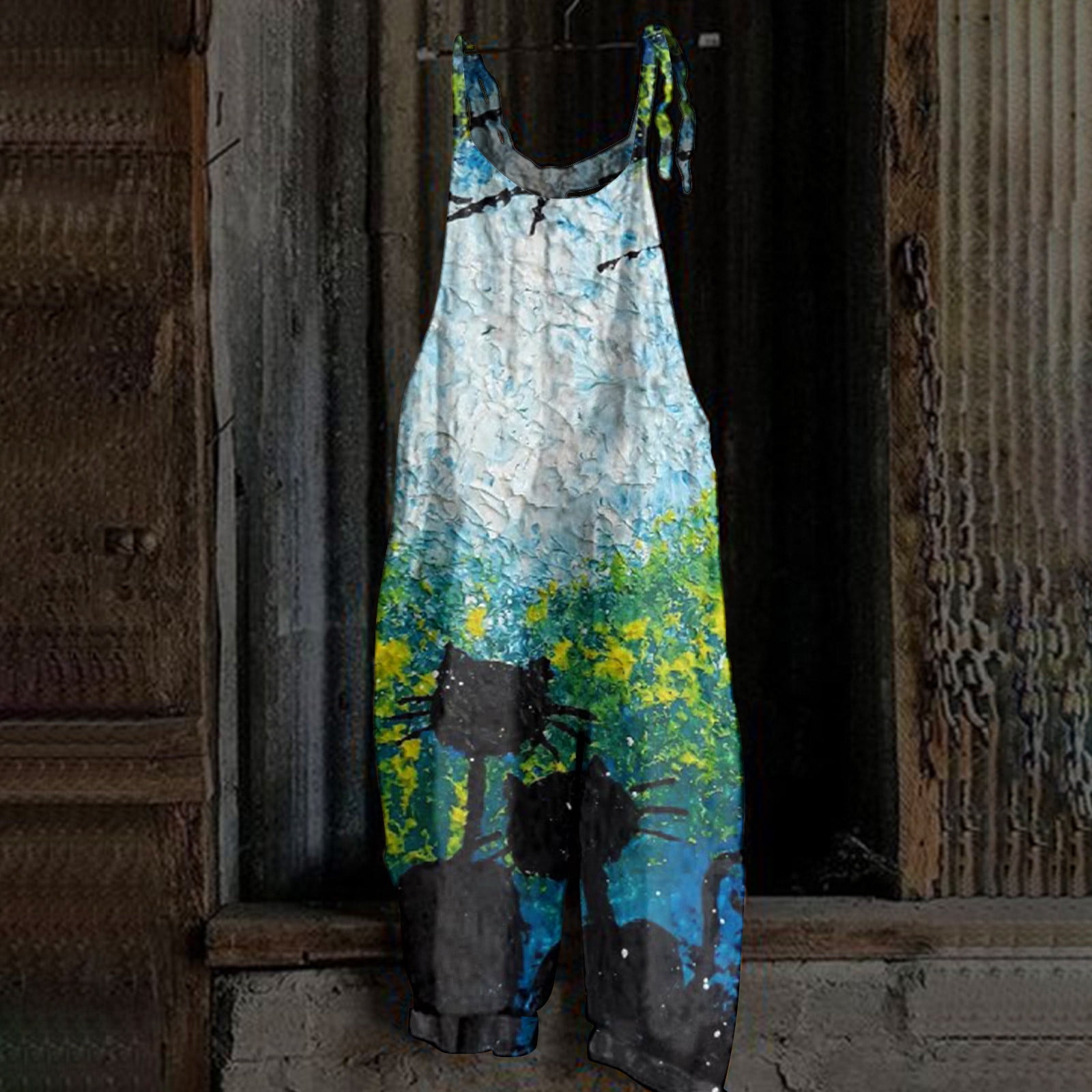 Women's Hippie Overalls,Boho Overalls for Women Elegant 2023 Loose Fit ...