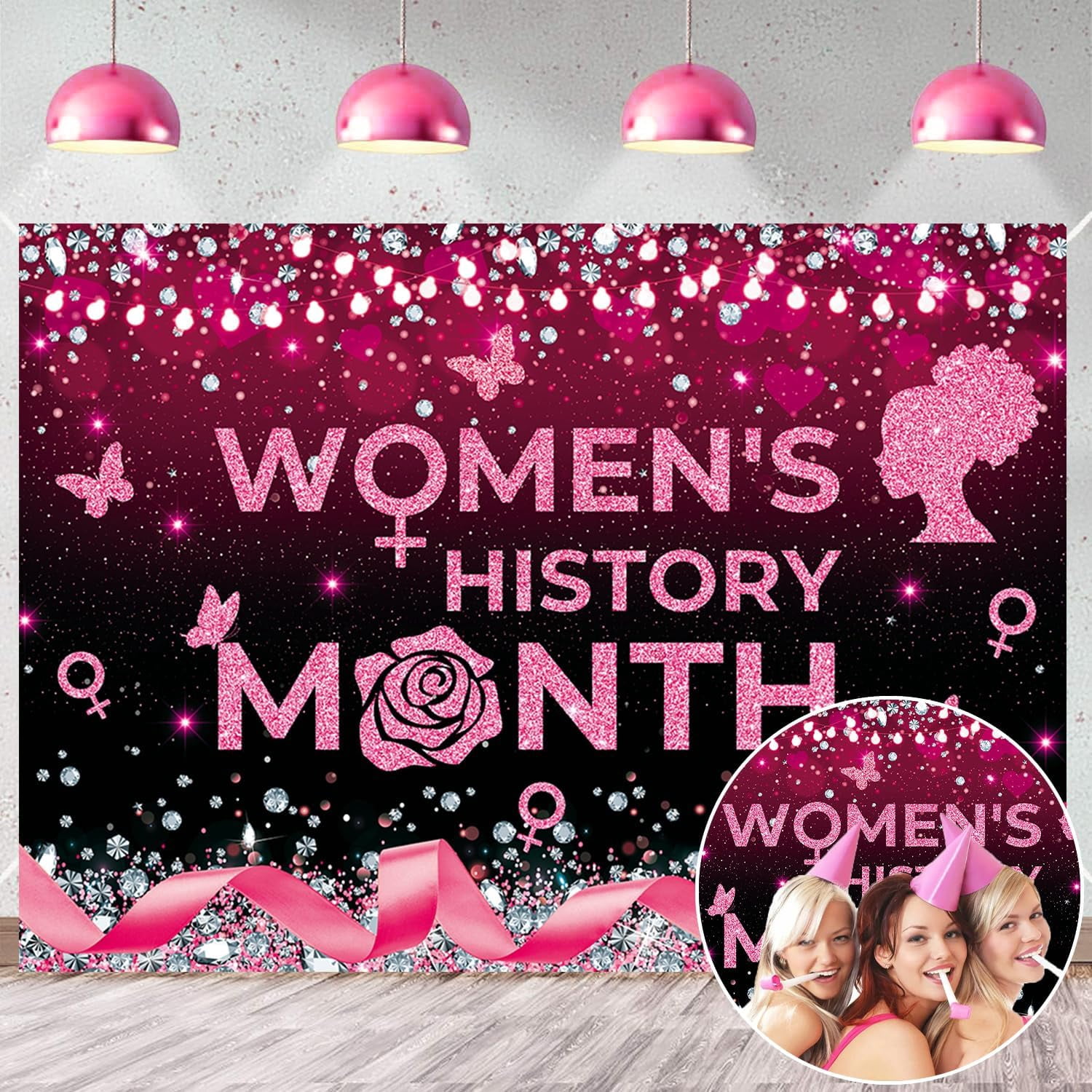 Women's History Month Backdrop International Women's Day Photography ...