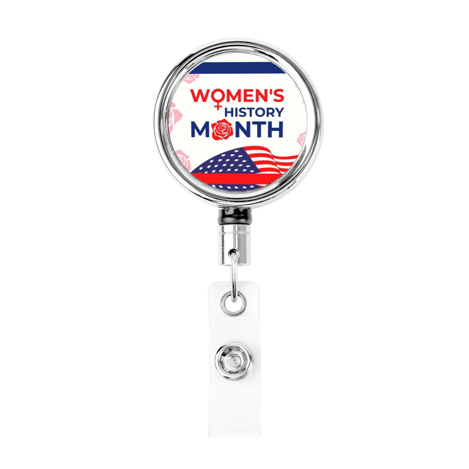 Women's History Month Badge Reel Retractable Badge Holder ID Card ...