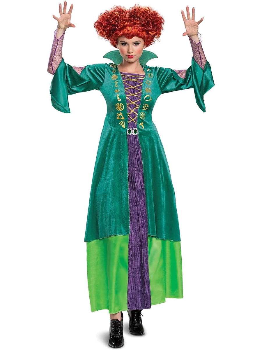 Hocus Pocus Wini Dress Deluxe Women's Costume Medium 8-10 - Walmart.com