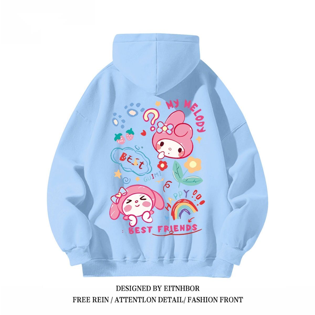 Women's Hoodies Y2K Women's Clothing Sale Kawaii Sanrio Hello Kitty ...
