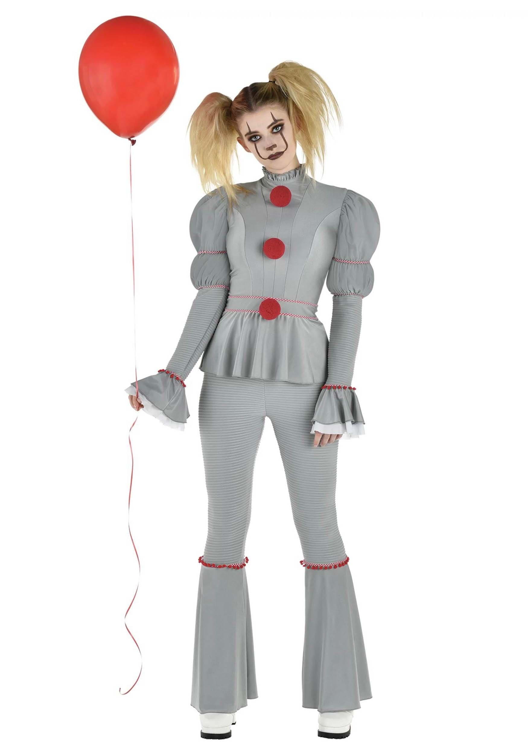 Women's IT Pennywise Clown Costume - Walmart.com