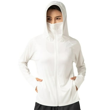 BALEAF Women's Zip Up Sun Shirts SPF UPF 50+ UV Hoodie Jackets Hiking Thumb Holes Lightweight ...