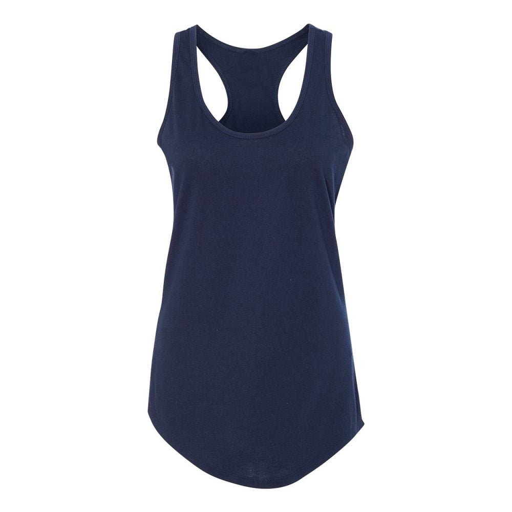 Womens Ideal Racerback Tank Midnight Navy L