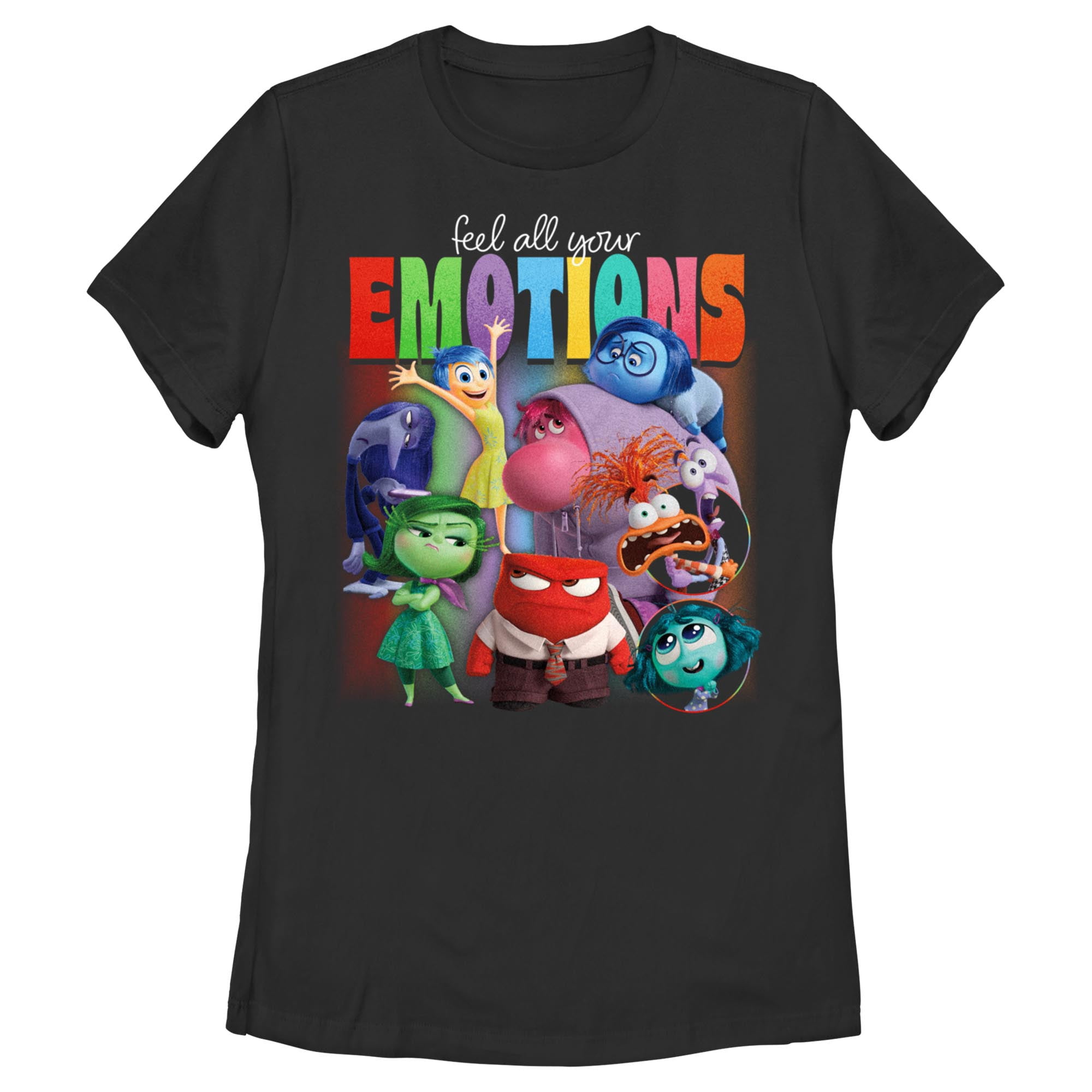 Women's Inside Out 2 Feel All Your Emotions Graphic T-Shirt - Walmart.com