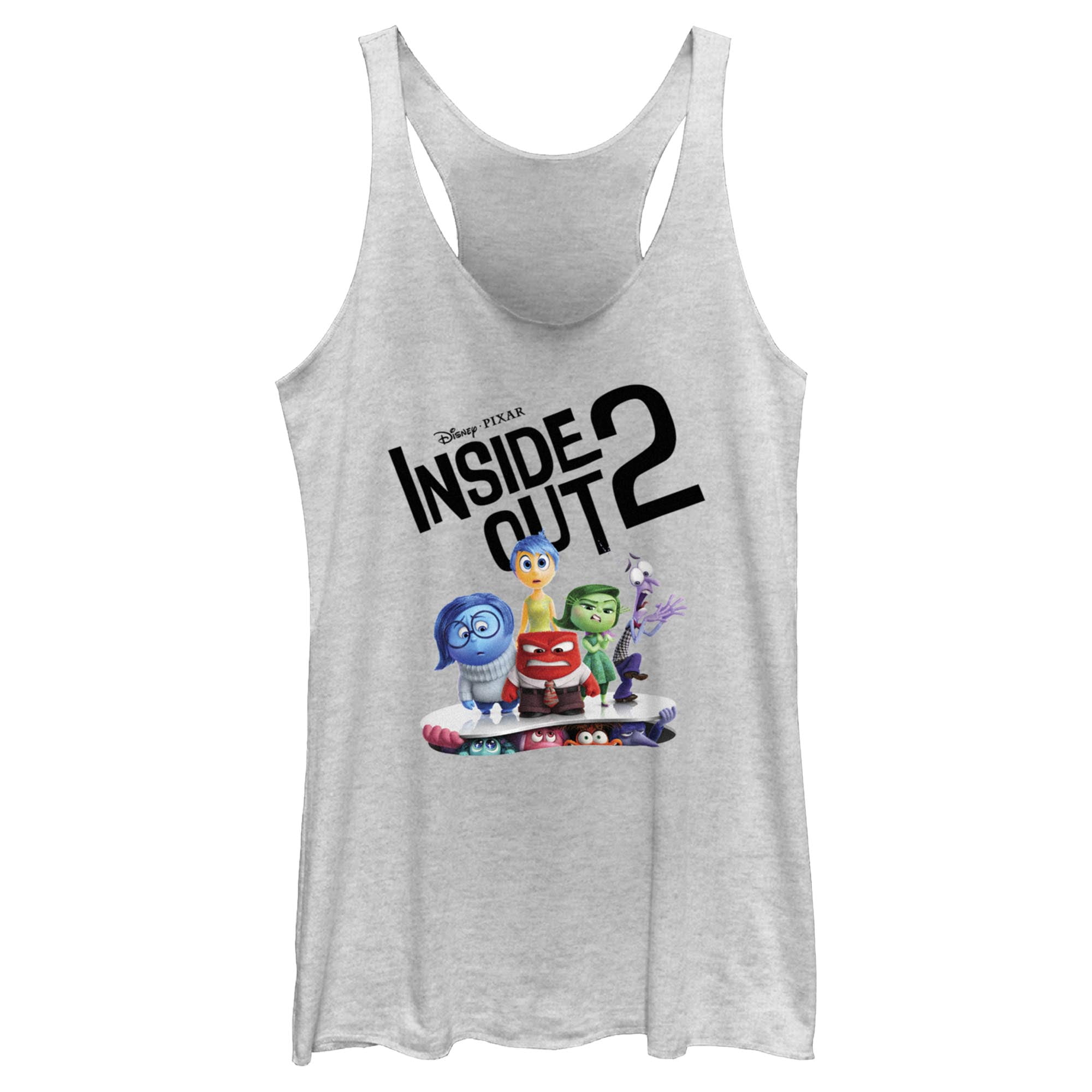 Women's Inside Out 2 Logo New Emotions Racerback Tank Top - Walmart.com