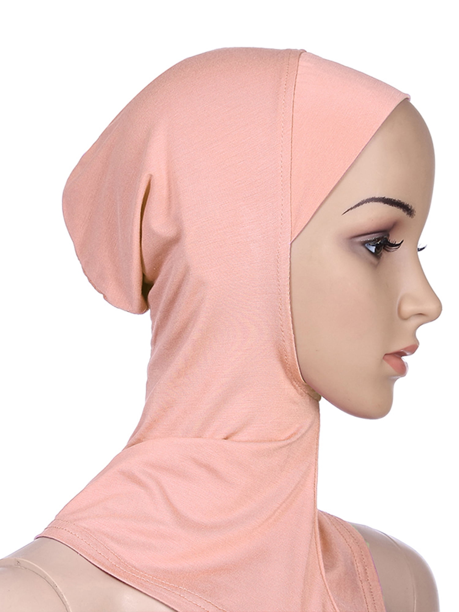 Women's Islamic Muslim Shiny Under Scarf Cap Bonnet Ninja Hijab Neck ...