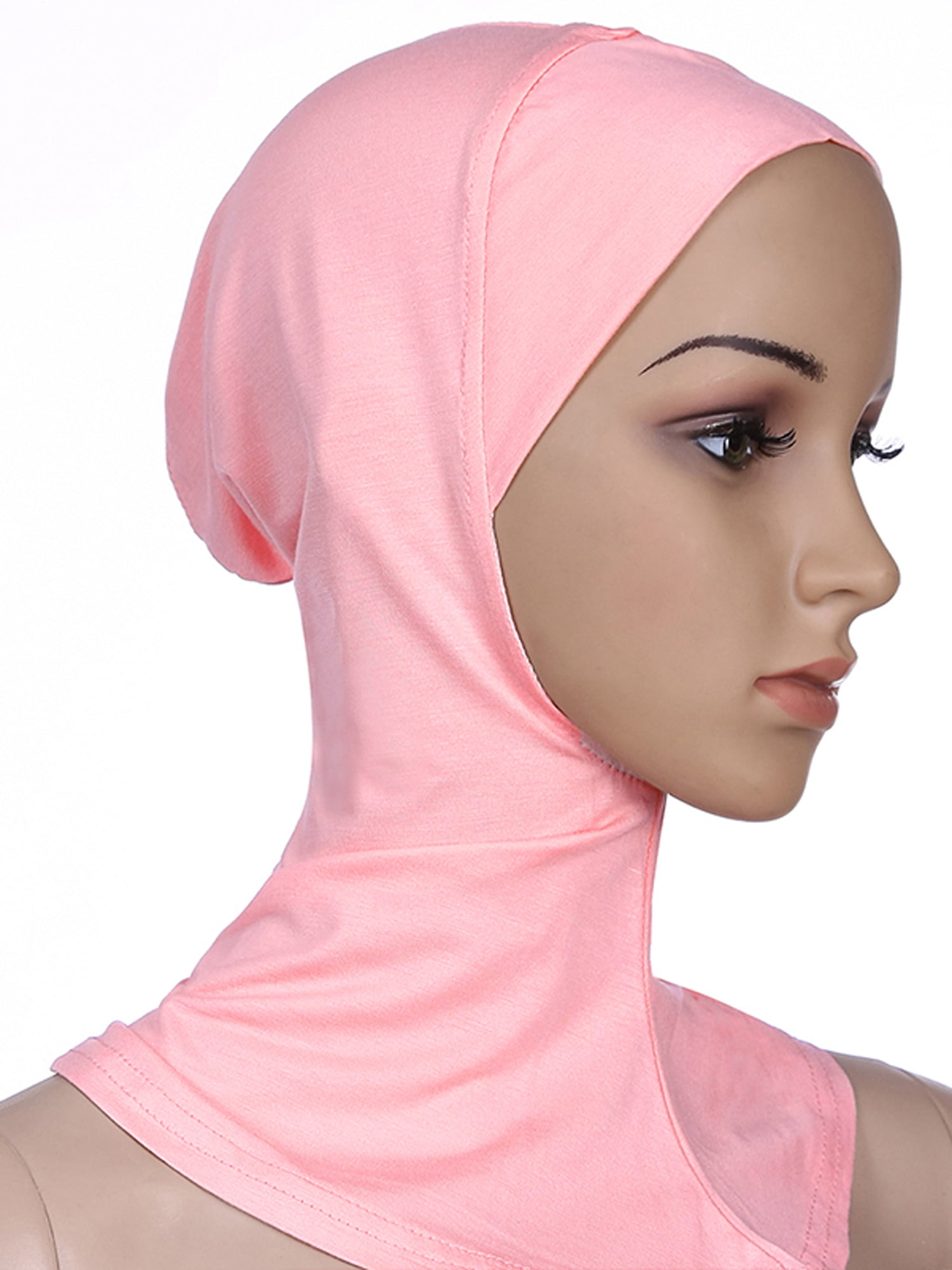Women's Islamic Muslim Shiny Under Scarf Cap Bonnet Ninja Hijab Neck ...