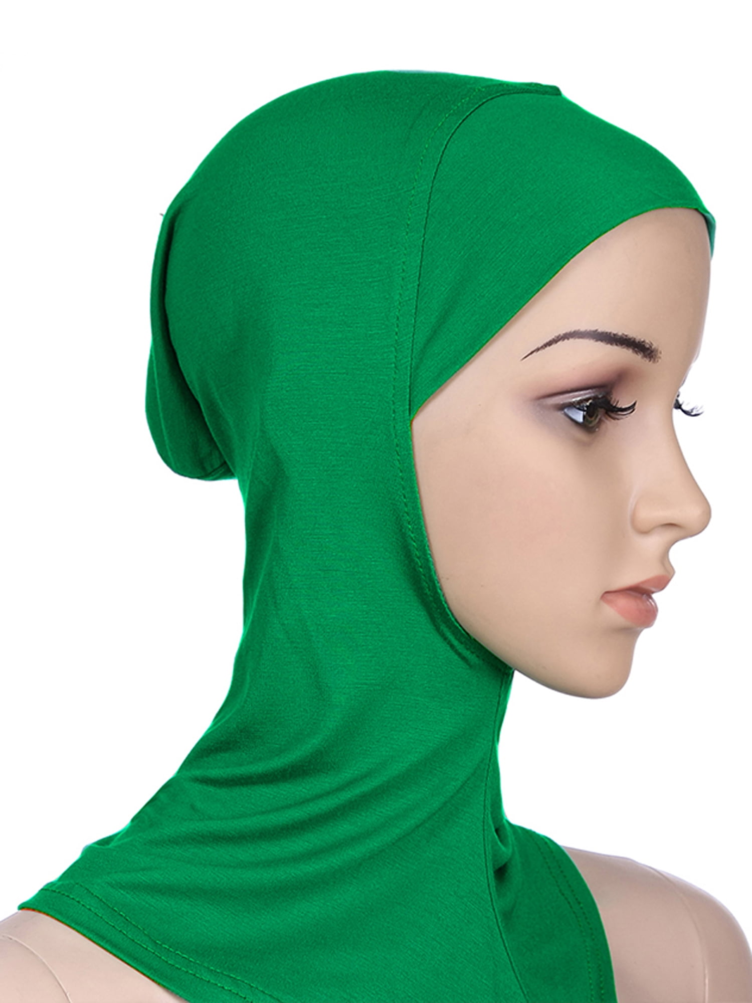 Women's Islamic Muslim Shiny Under Scarf Cap Bonnet Ninja Hijab Neck ...