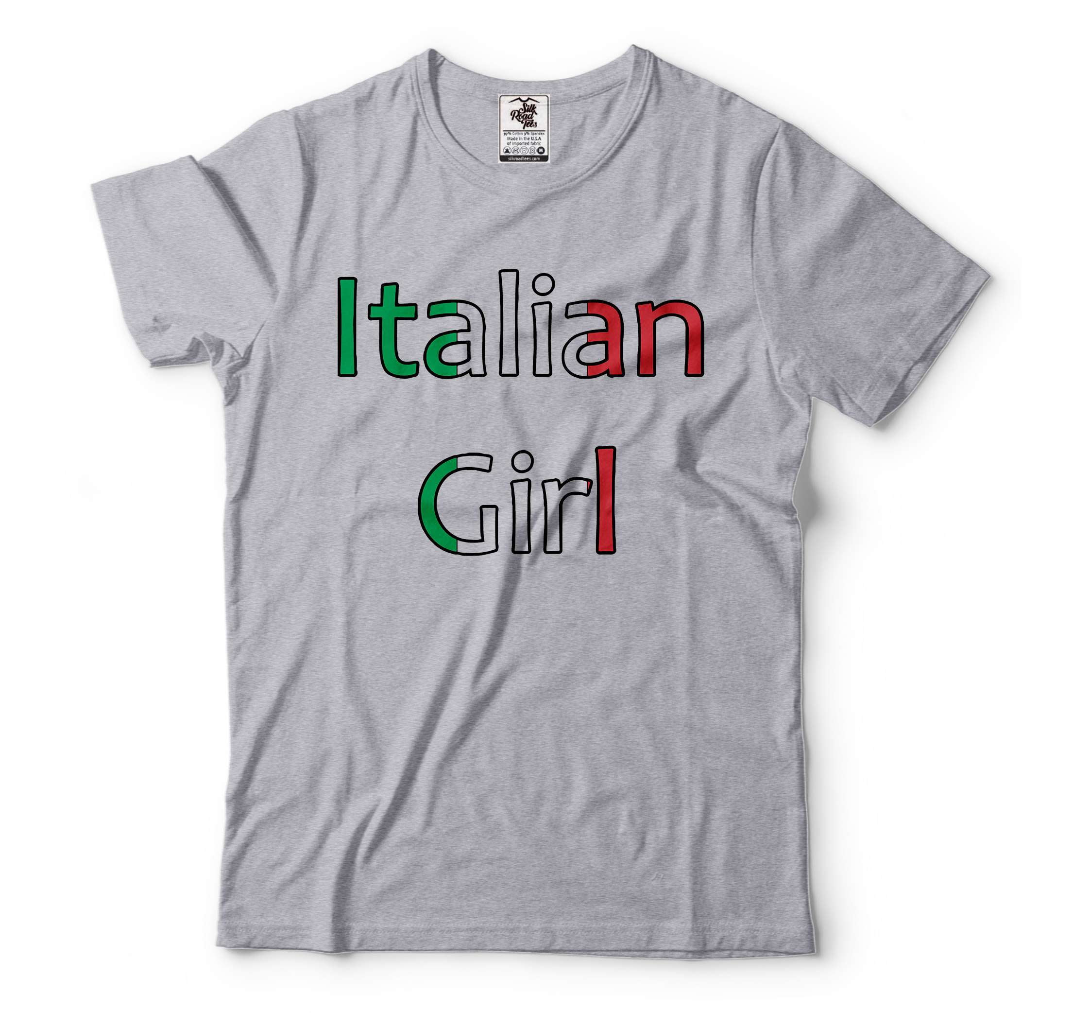 Women's Italy Shirt Italian Girl T-Shirt Italy Flag Colors Shirt ...