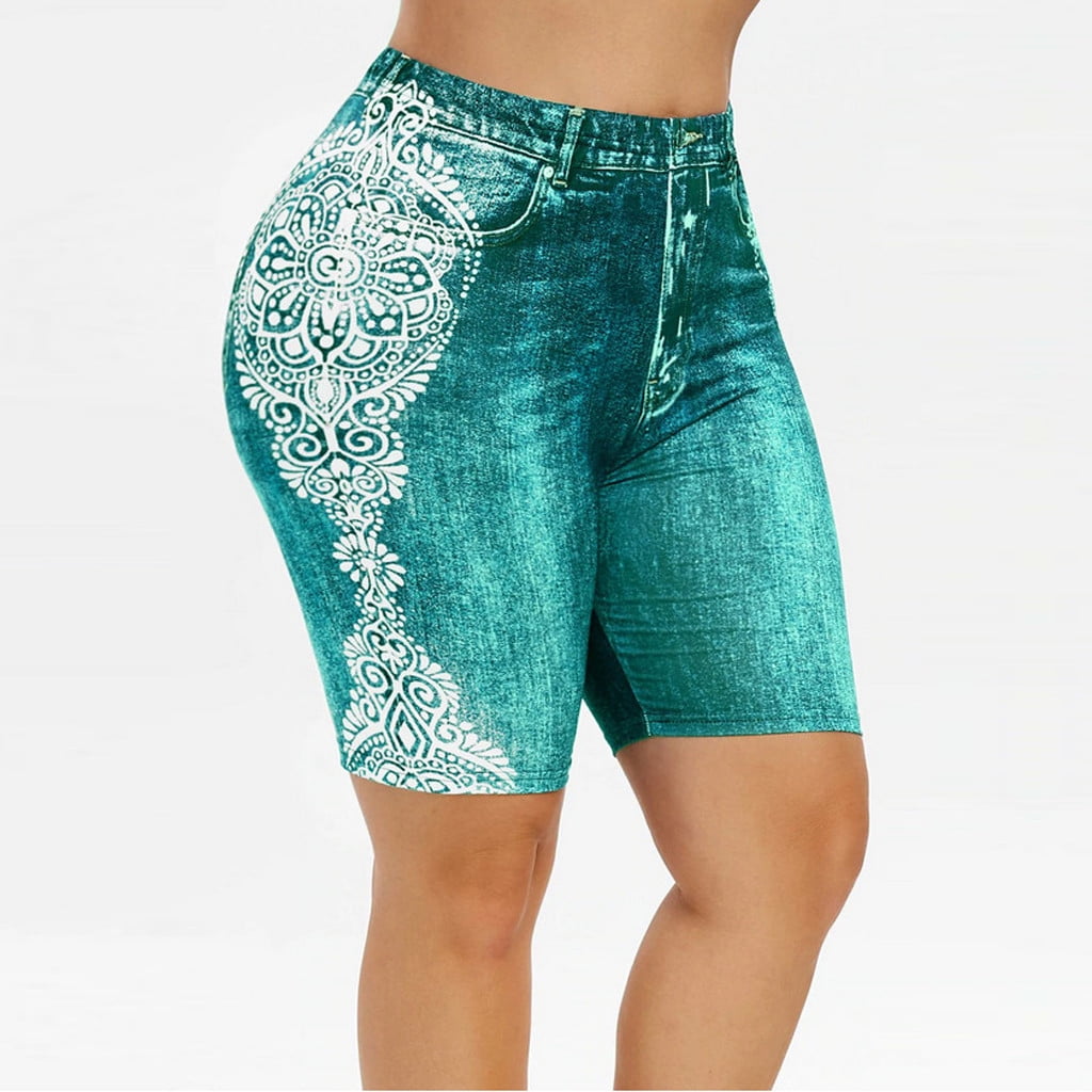 Women's Jean Shorts Clearance Summer Cut Off Womens Shorts Denim Frayed ...