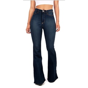 Aloohaidyvio Bootcut Jeans for Women ,Fashion Ladys High Waisted Lacing ...