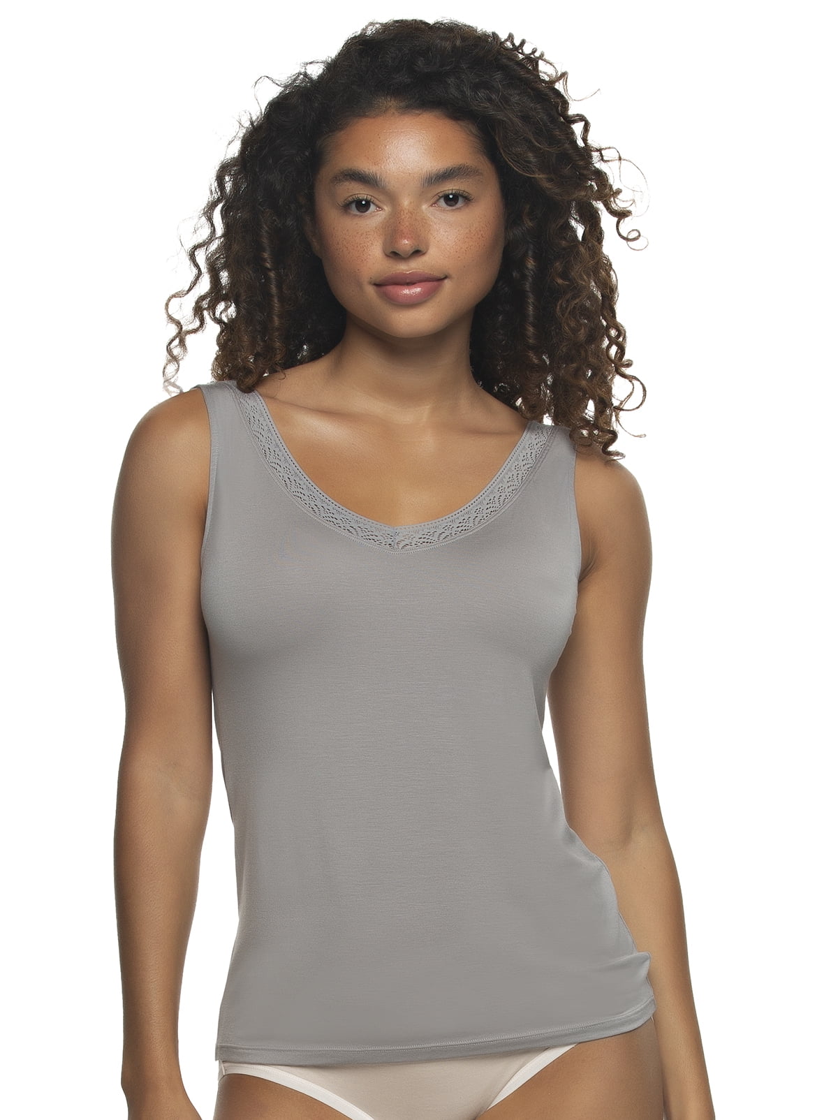 Women's Jezebel Serene Reversible Tank Top 780164 Color: Gray Size ...