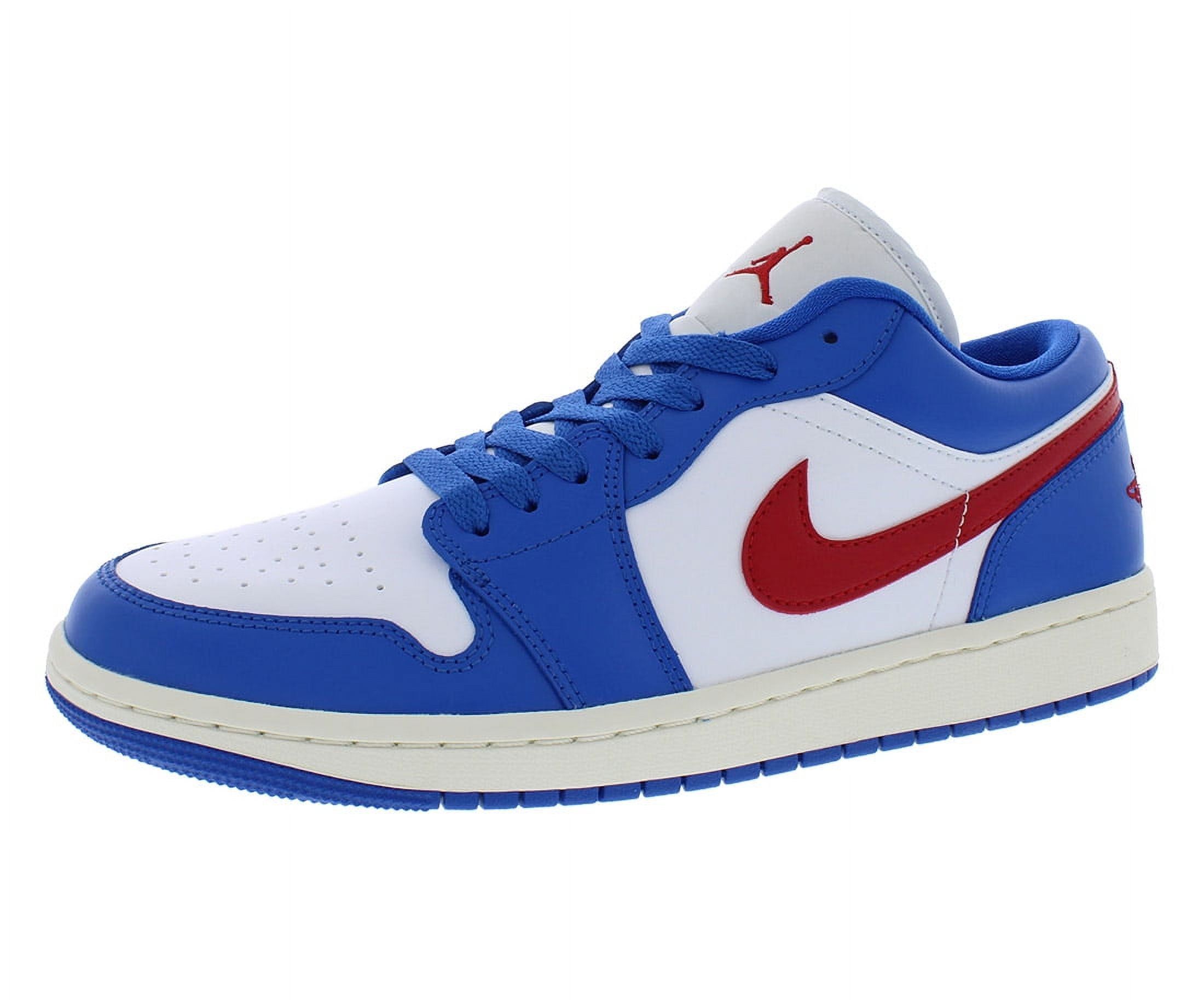 Women's Jordan 1 Low Sport Blue/Gym Red-White-Sail (DC0774 416) - 12 ...