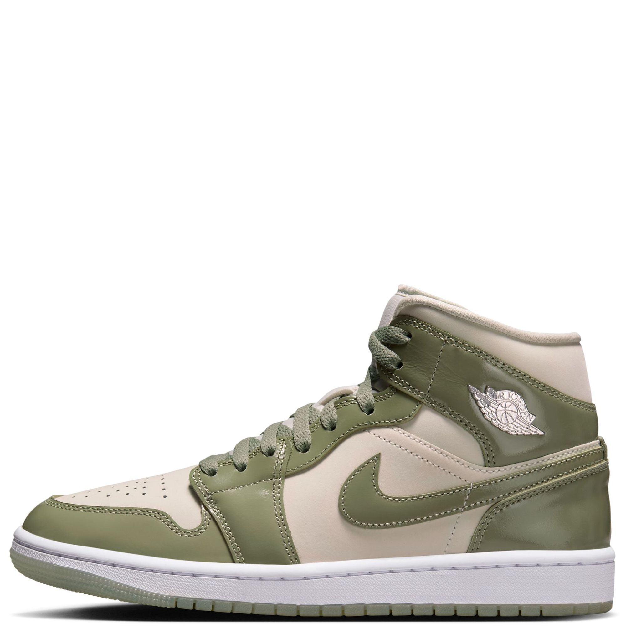 Women's Jordan 1 Mid SE Sea Glass/Oil Green (HF4079 003) - 7 - Walmart.com