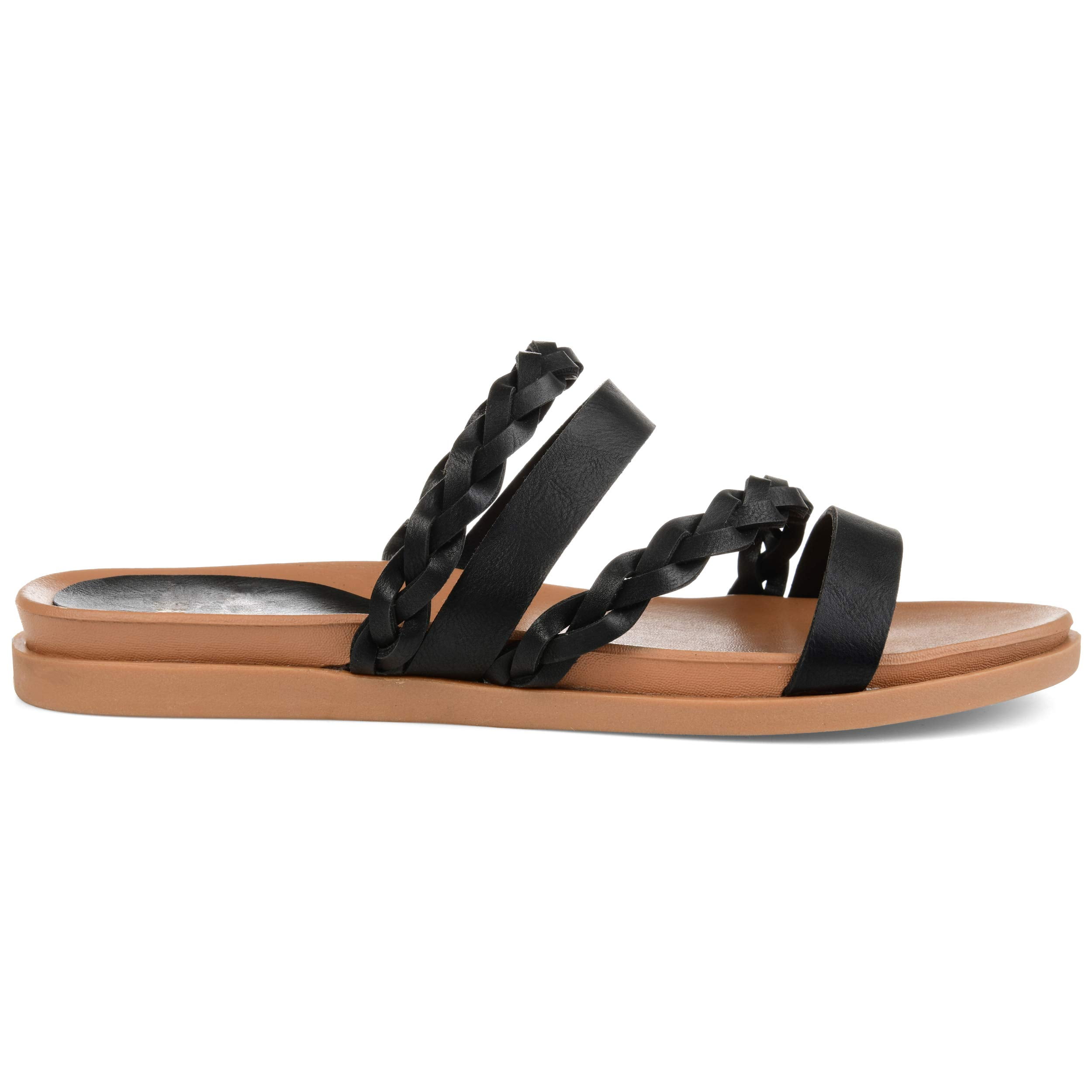 Women's Journee Collection Colette Strappy Slide Sandals - Walmart.com