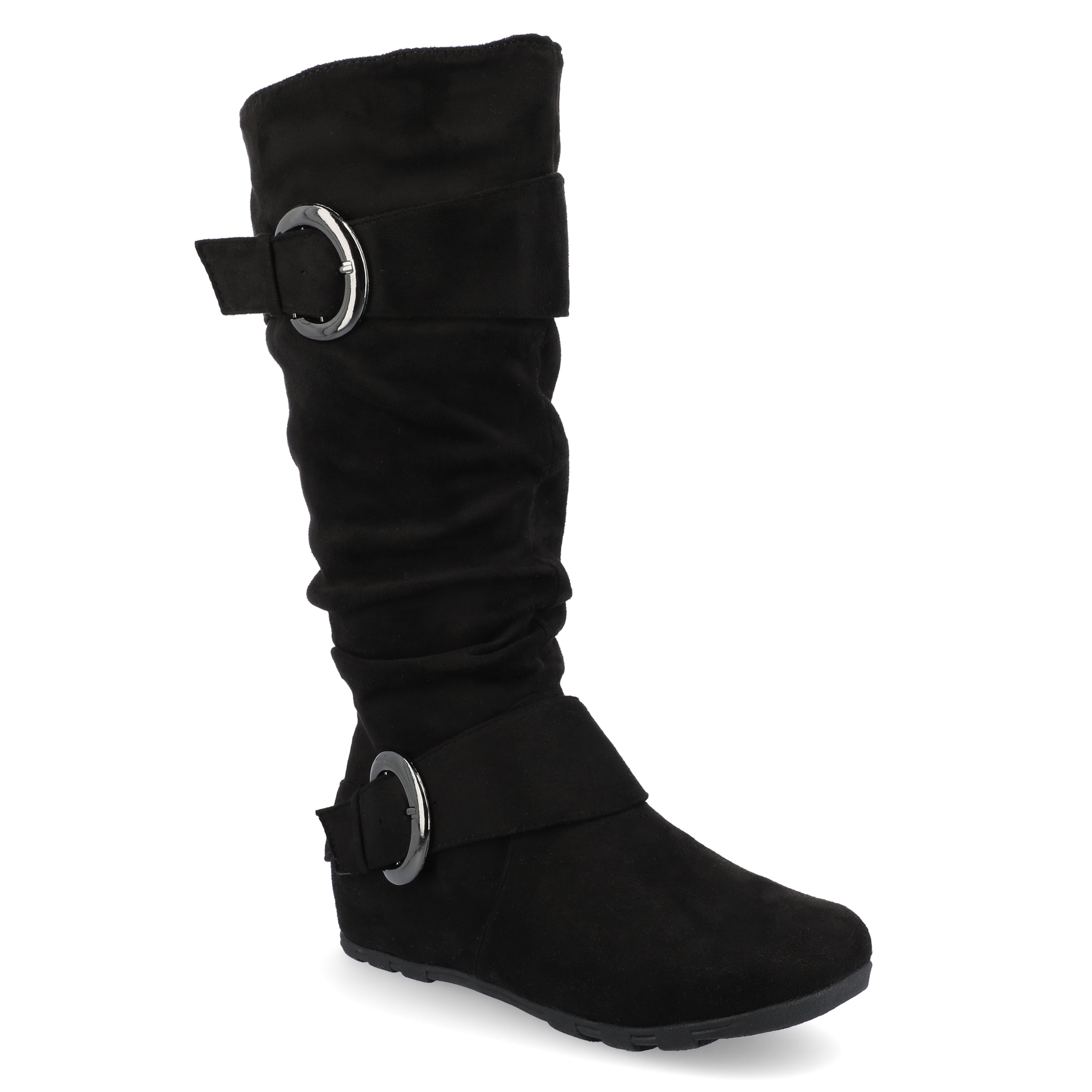 Journee Womens Jester-01 Hidden Wedge Riding Boots - Walmart.com