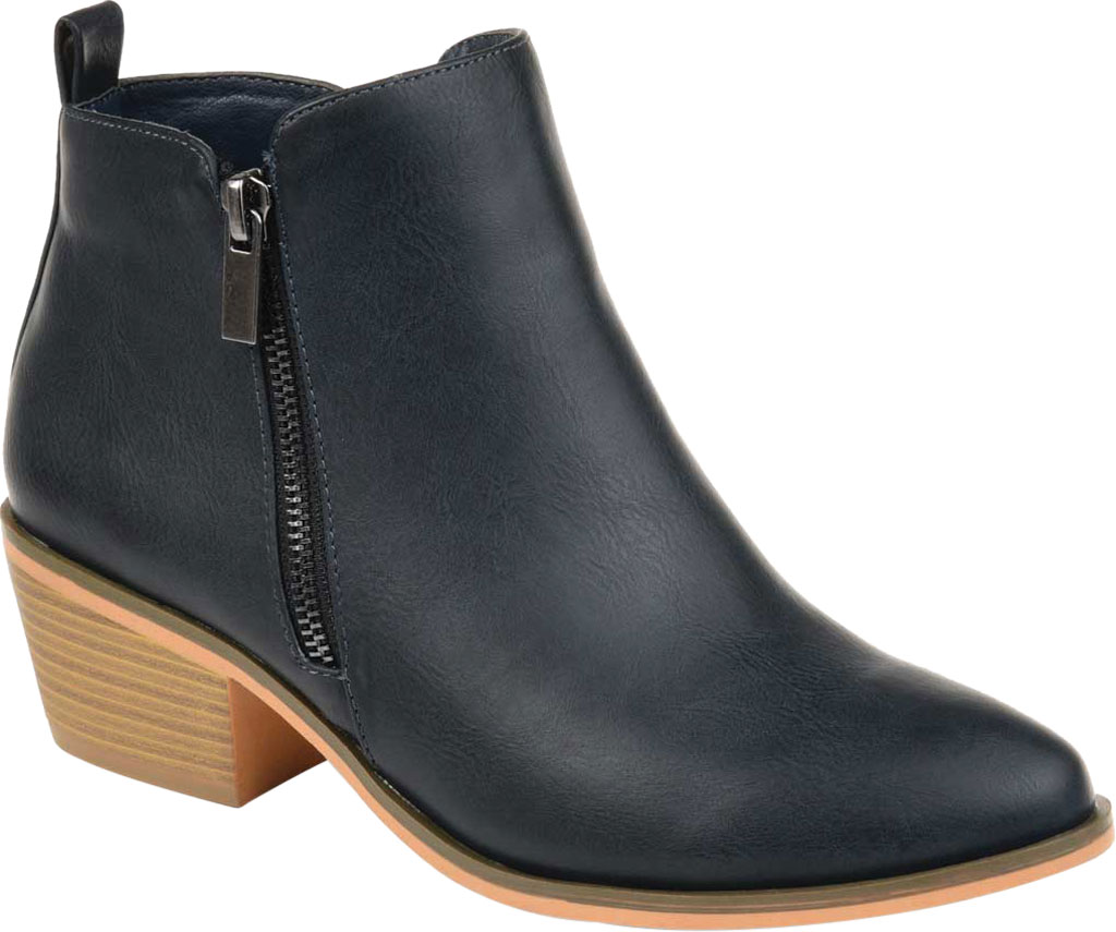 PEERAGE Sorrel Women's Wide Width Leather Dress Ankle Booties WHITE 10. ...