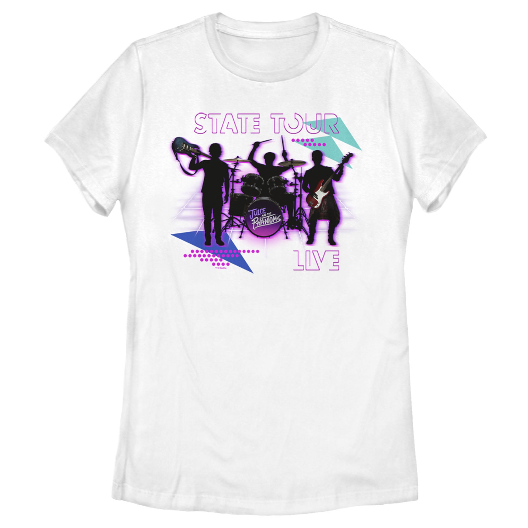 Women's Julie and the Phantoms Retro State Tour Graphic T-Shirt ...