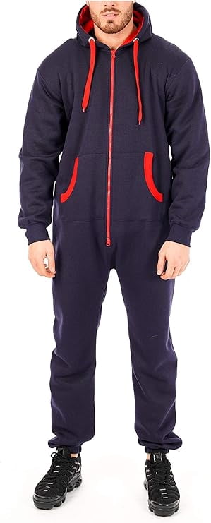 Women's Jumpsuit Unisex Sleepwear Ladies One Piece Non Footed Pajamas ...