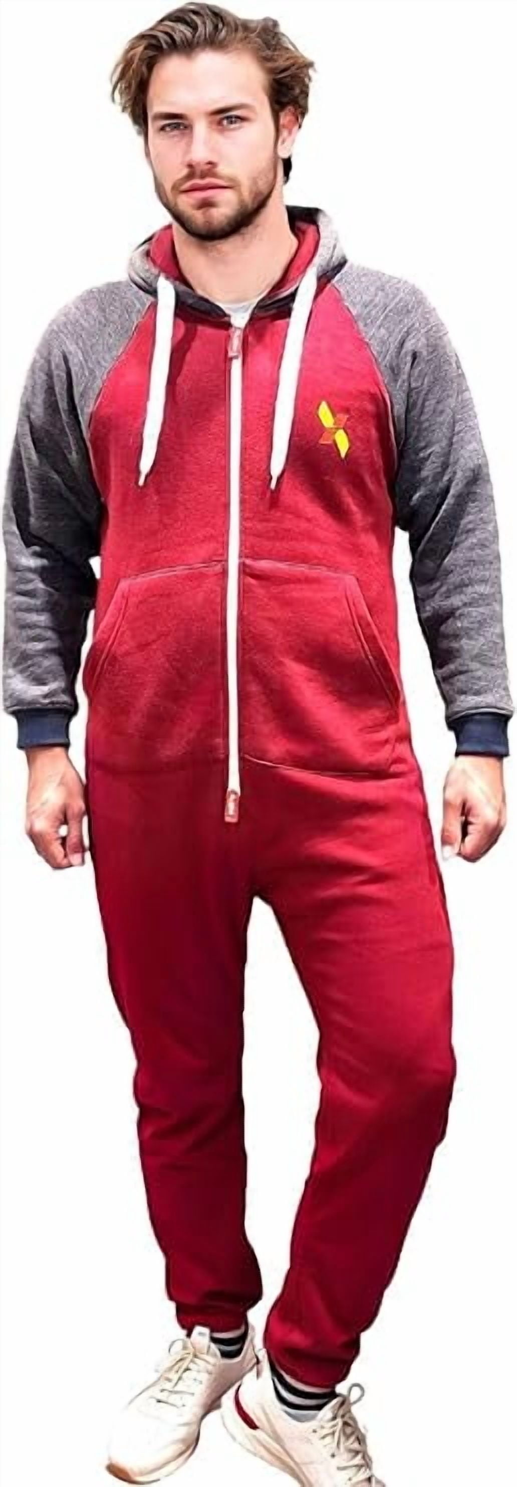 Women's Jumpsuit Unisex Sleepwear Ladies One Piece Non Footed Pajamas ...