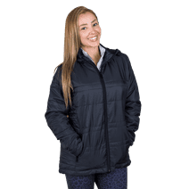 Sanbonepd Jackets For Women Casual Fall Loose Plain Quilted Stand ...