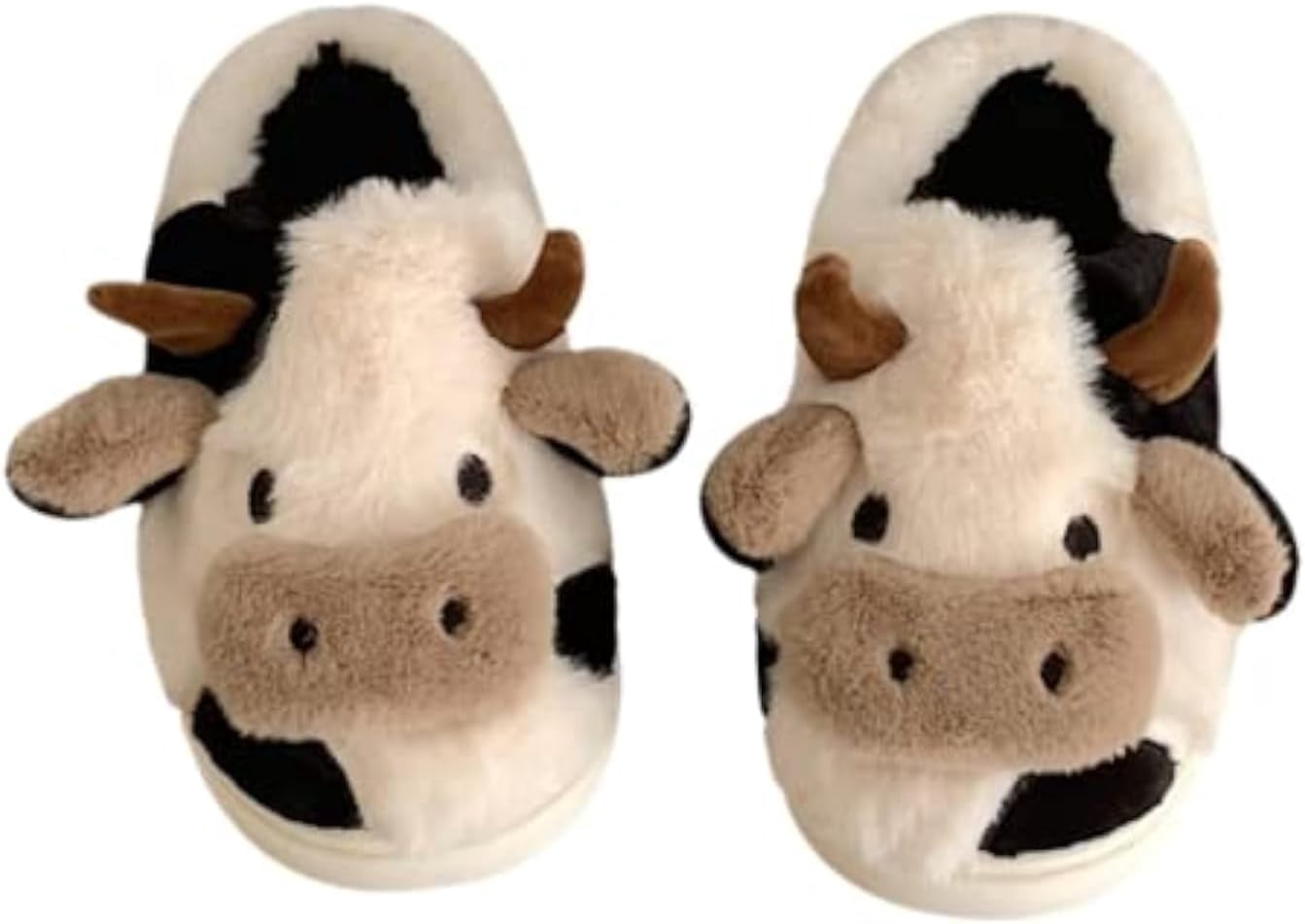 Women's Kawaii Slipper, Cotton Animal Print Slippers for Female, Plush ...