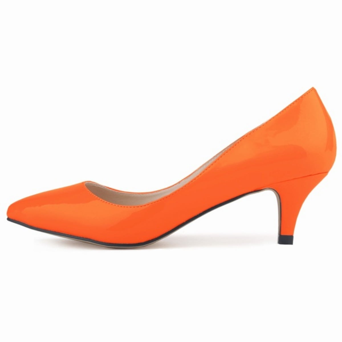 Women‘s Kitten Heels - Pointed Toe Dress Pumps with Slingback Strap ...