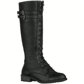 Volatile Boot Camp Women’s Knee High Combat Boots - Lace Up Boots for ...
