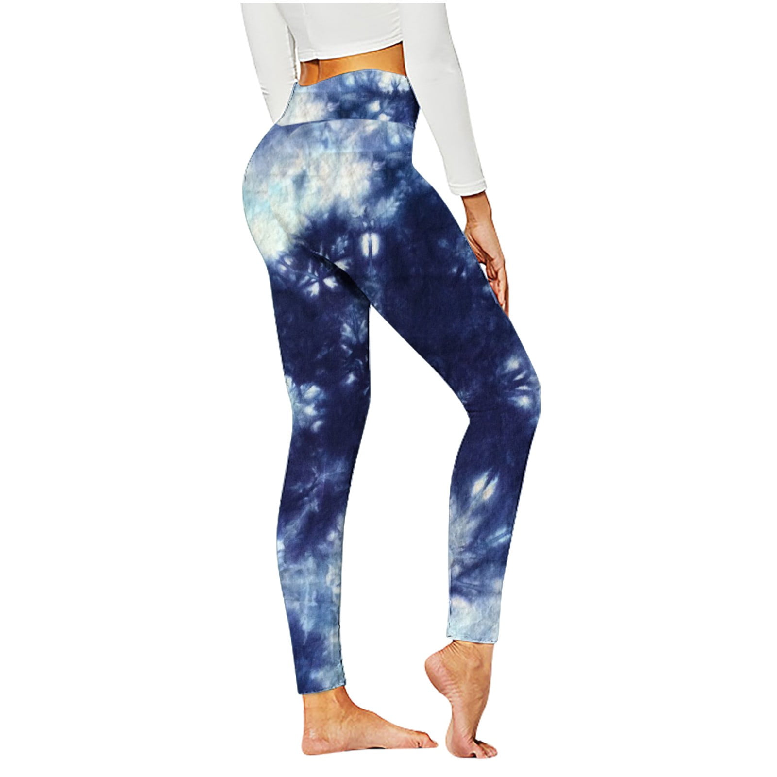 Women's Knee Length Capri Leggings with Pockets High Waisted Workout ...