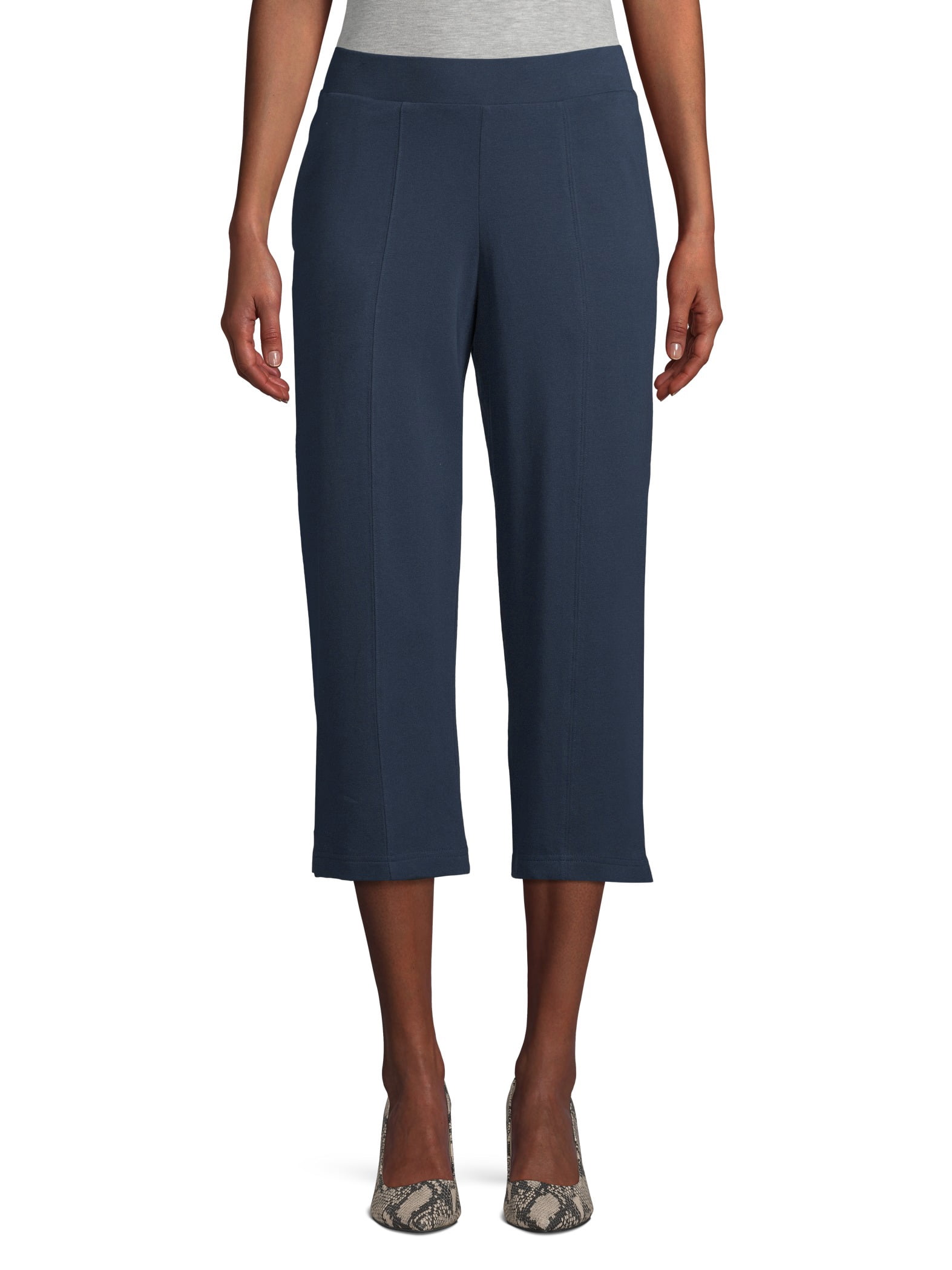 Womens Knit Capri Pant