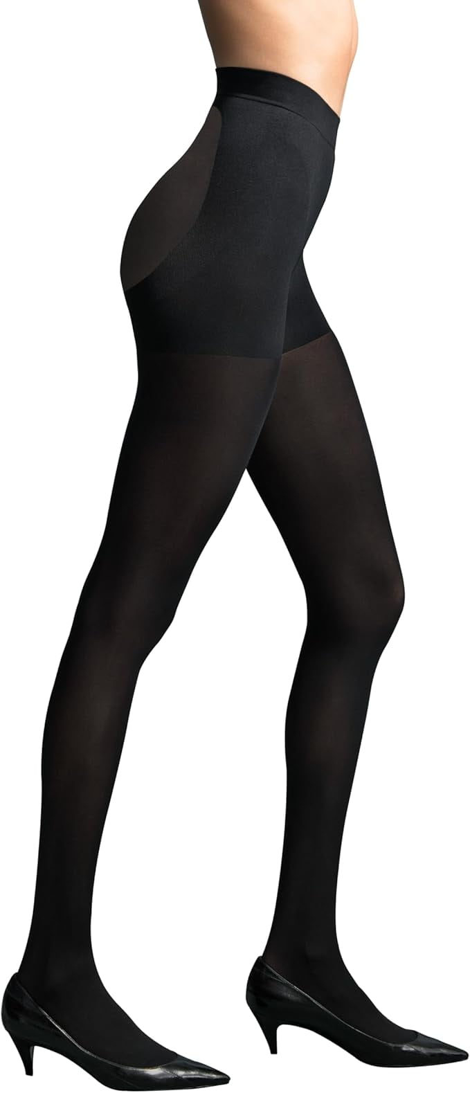 L'eggs 360 Contour Women's Opaque Tights, 60 Denier, Black, Sizes up to ...