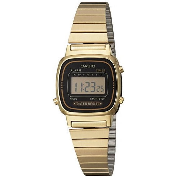 Casio Women's LA670WGA-1DF Digital Gold-tone Watch with Alarm - Walmart.com