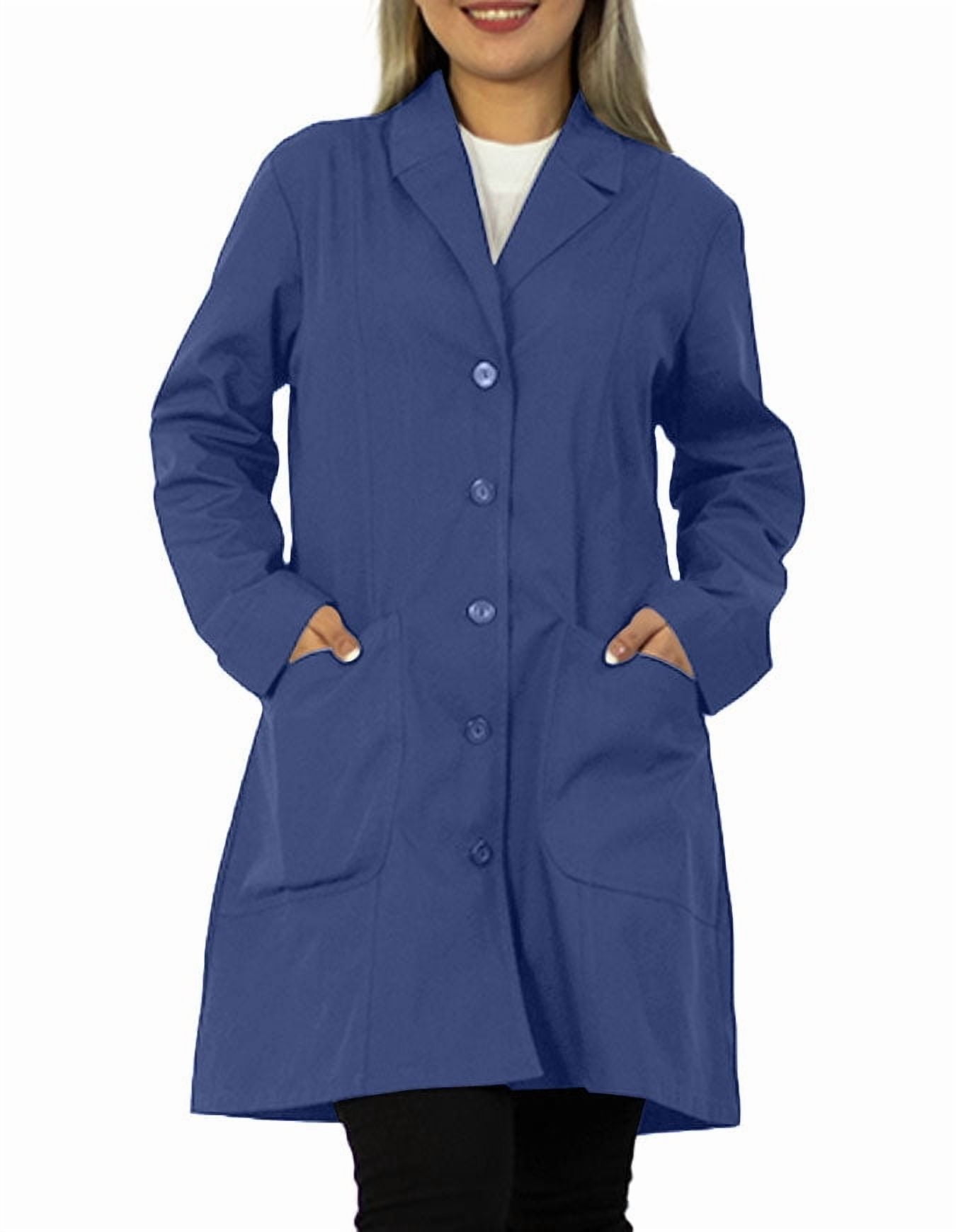 Panda Uniform by HeedFit 36" Notch Collar Women’s Lab Coat – 4XL Navy ...