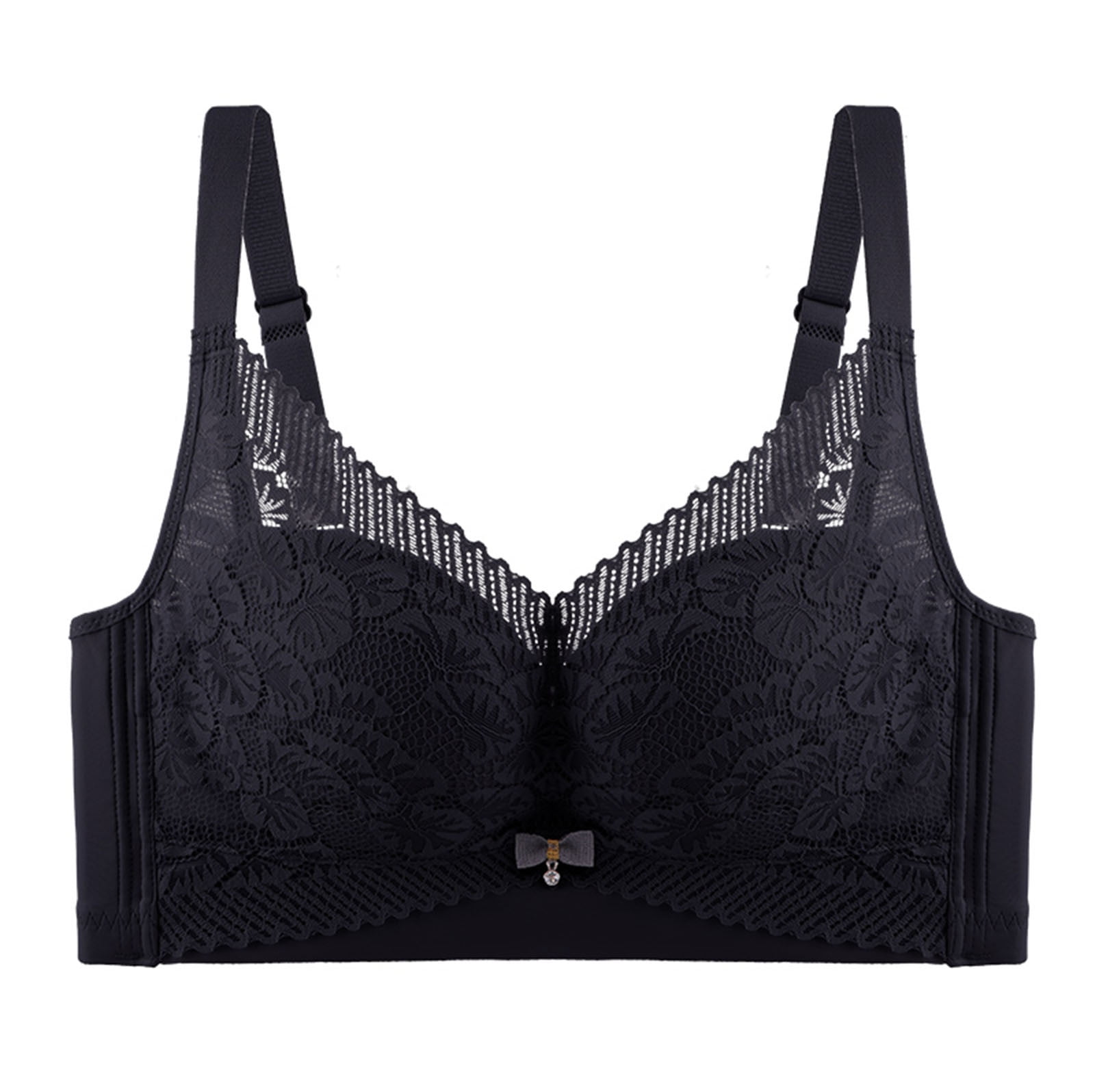 Women's Lace Front Button Large Chest Display Small Middle-aged And ...