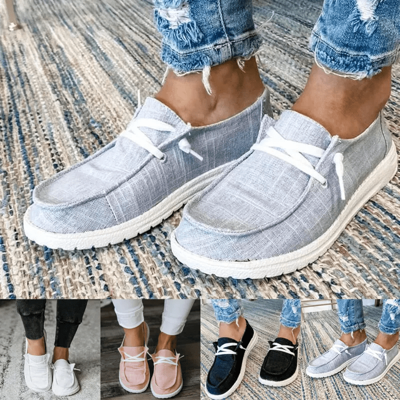 Women's Lace up Loafers丨Orthopedic Comfotable Ultralight Boat Casual ...