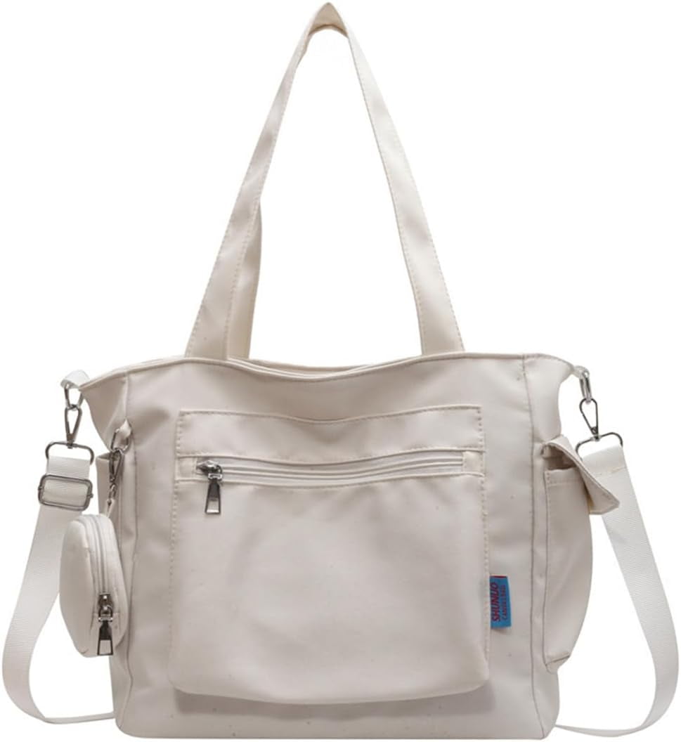 Women's Large Hobo Crossbody Bag Canvas Tote Top Handle Purse Handbag ...