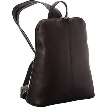 Le Donne Leather U-Zip Mini Backpack LD-030 - Walmart.com