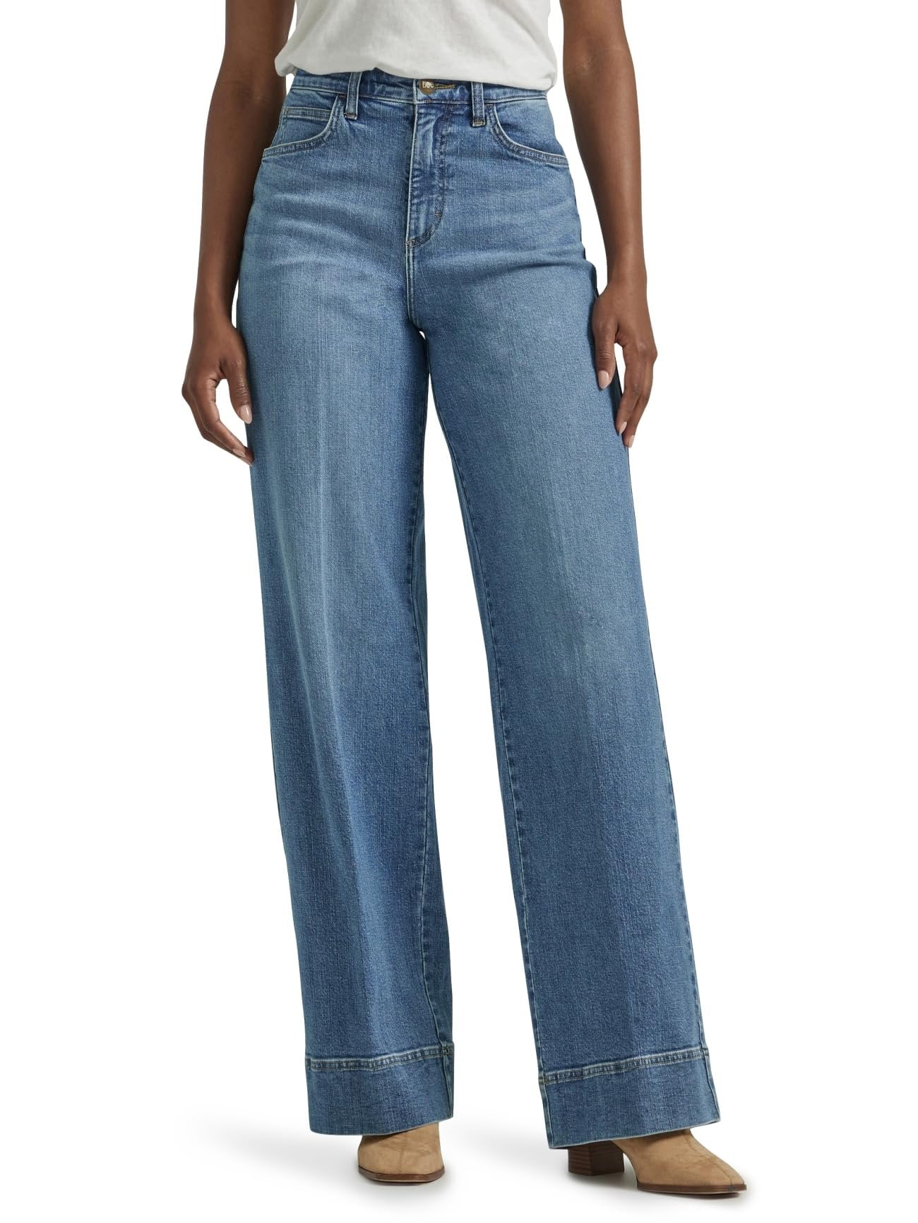 Lee Women's Legendary High Rise Trouser Jean, Elevated Retro - Walmart.com
