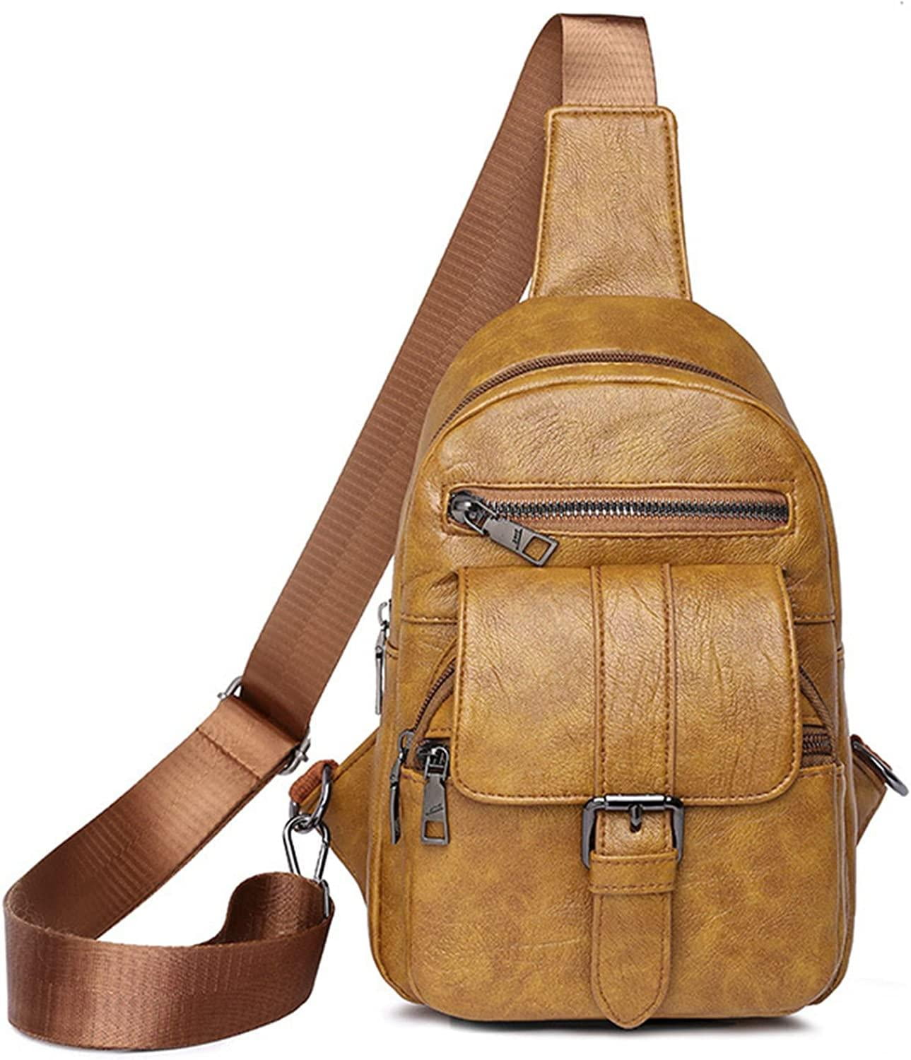 Women's Leopard Chest Bag Chest Backpack Bag Sling Crossbody Bag ...