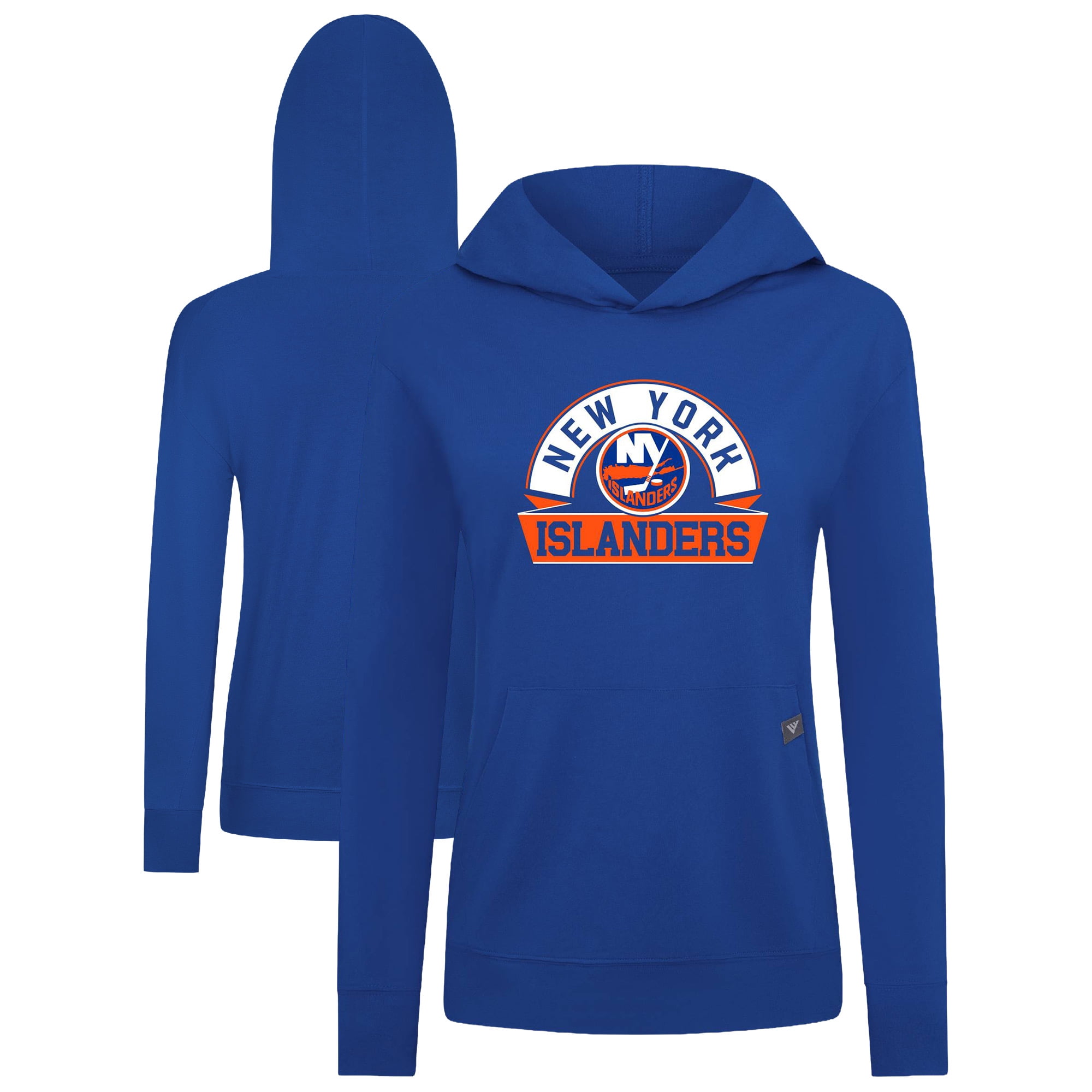 Women's Levelwear Royal New York Islanders Relay Banner Arch Pullover ...