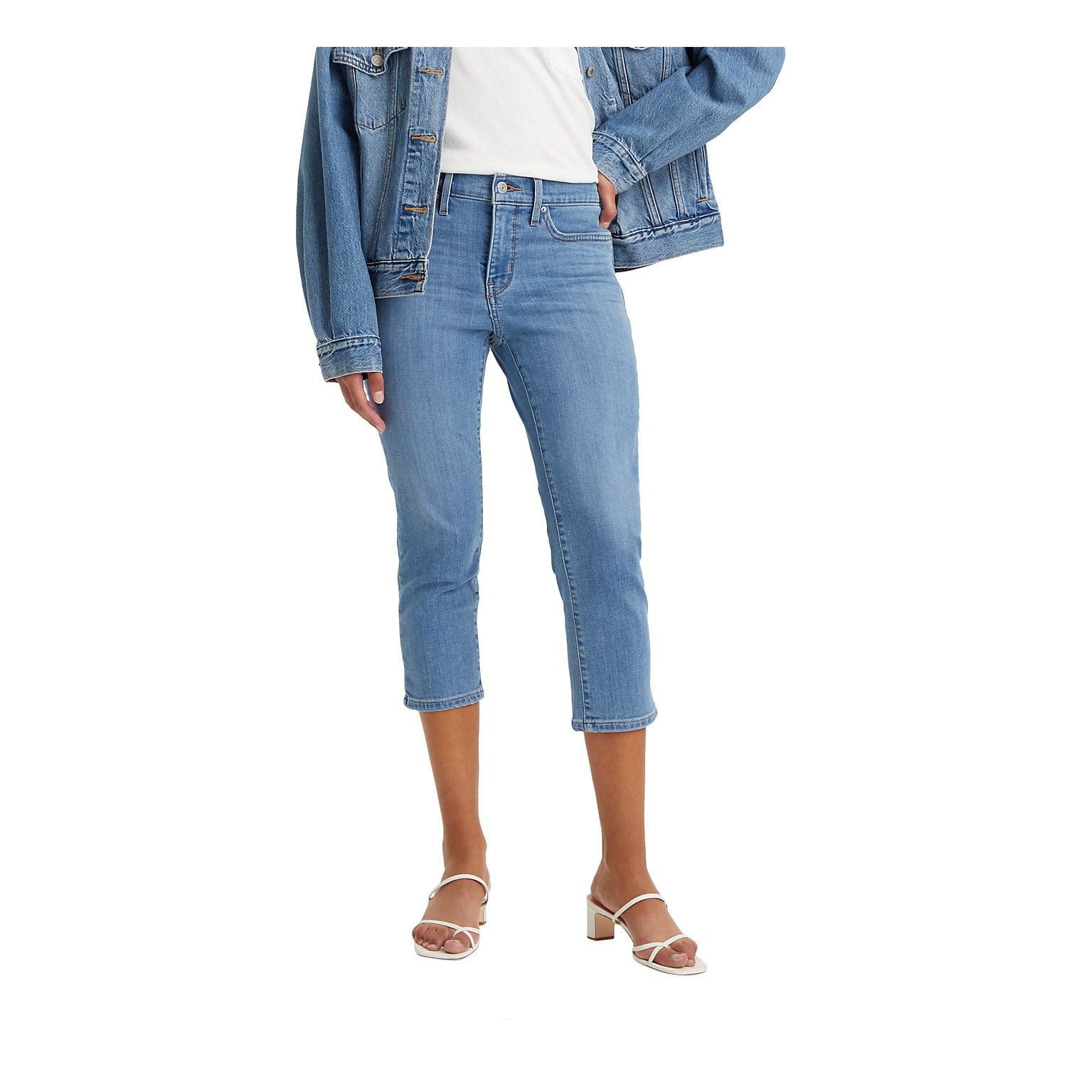 Women's Levi's® 311 Shaping Capris Color: Lapis Level Size: 26(US 2)M ...